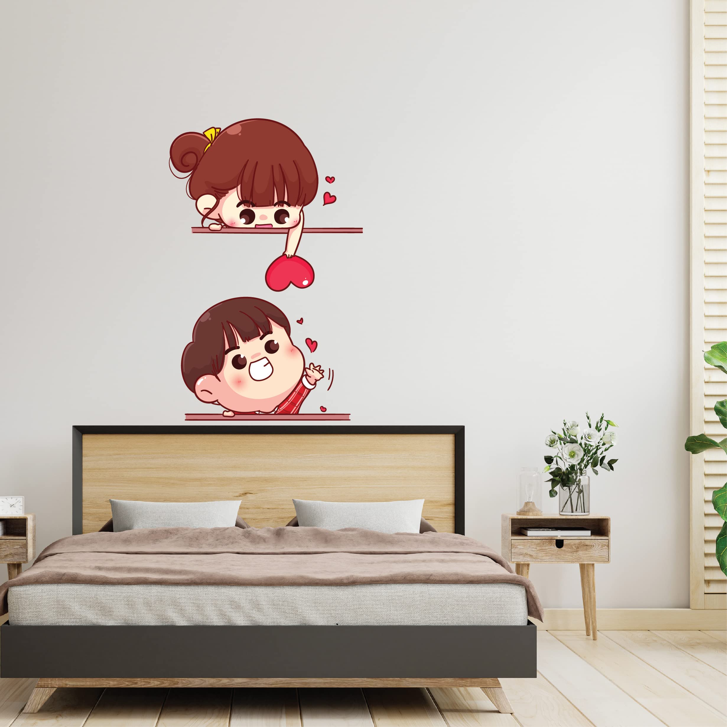 Romantic Living Room Background Cartoon