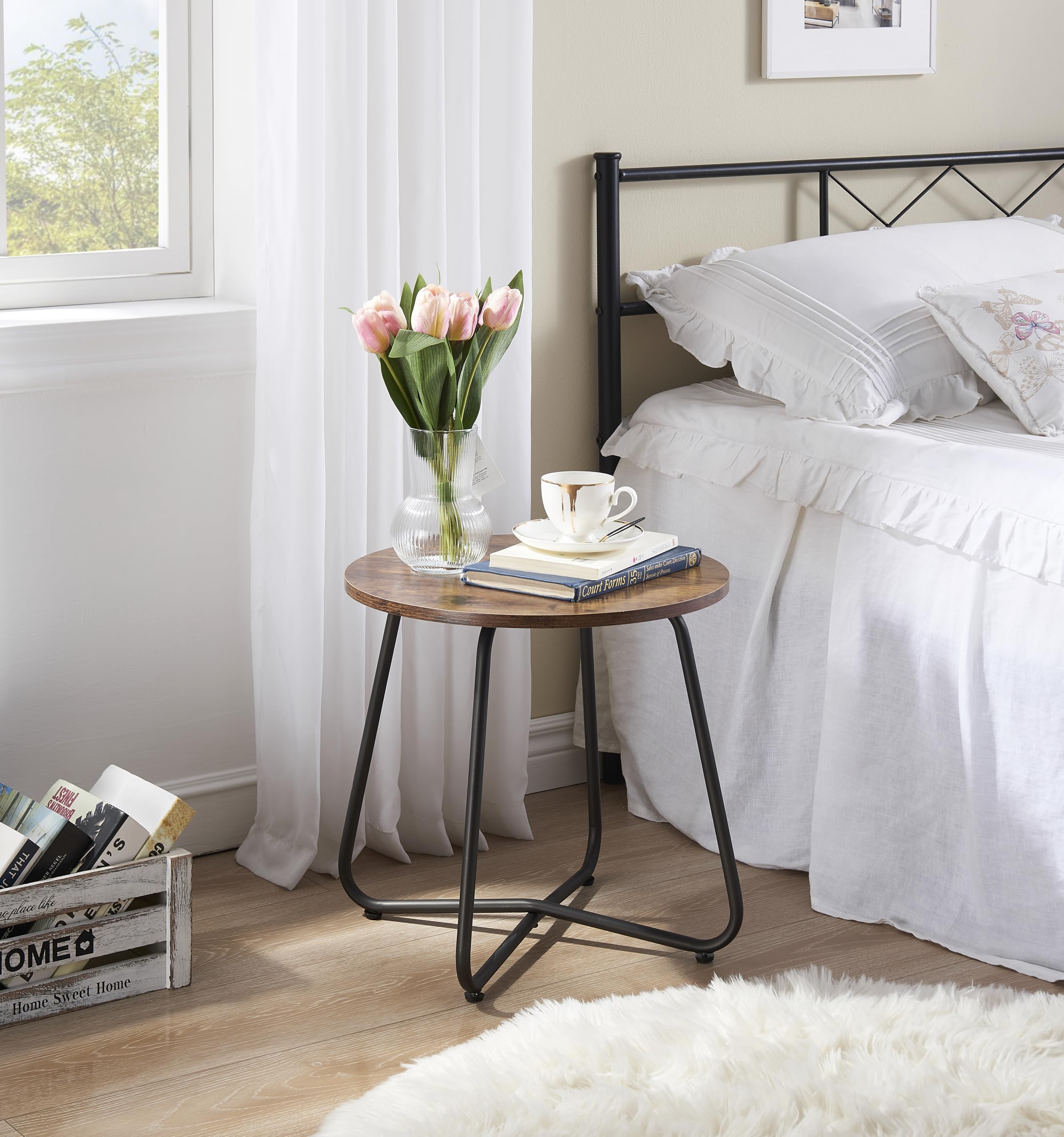 Snapklik.com : VECELO Patio Outdoor Side Snack Table