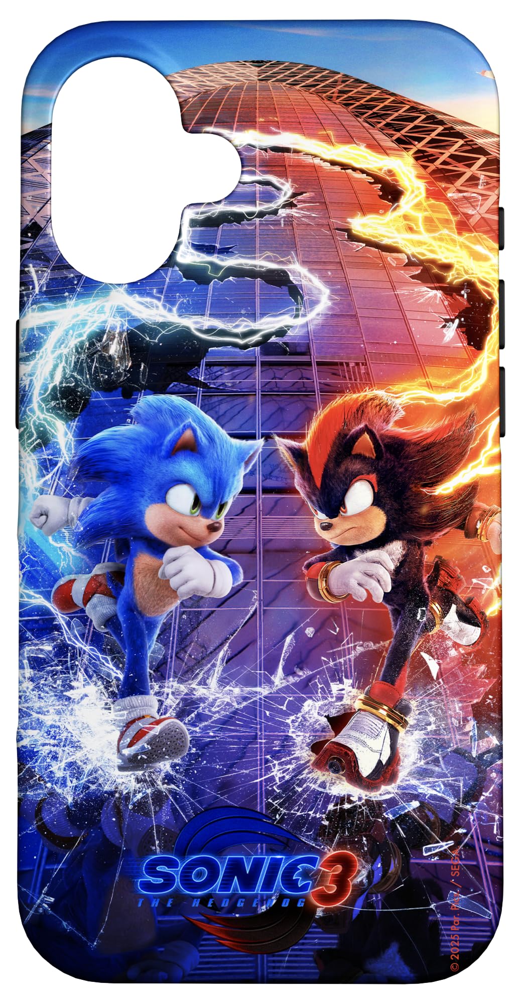 Amazon.com: iPhone 16 Sonic the Hedgehog 3 - Sonic VS Shadow Case ...