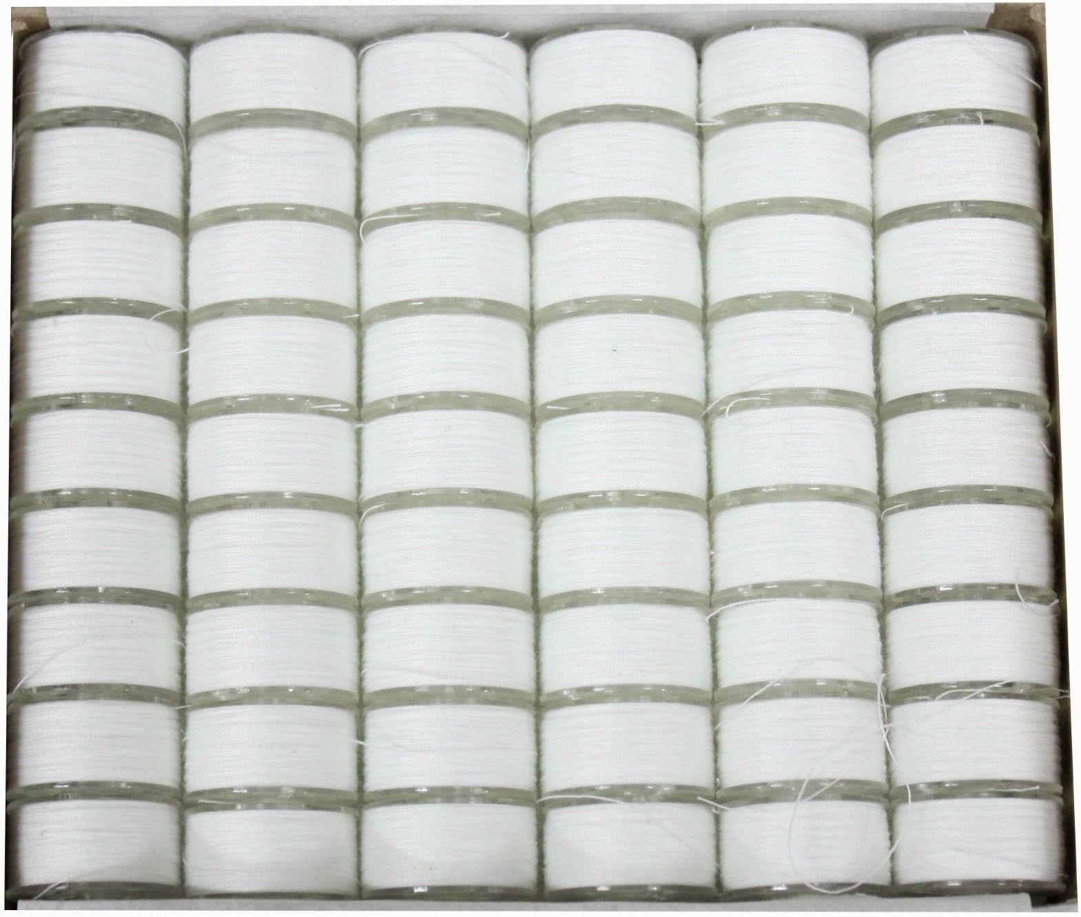 Amazon.com: Janome 12 Pack Pre-Wound Plastic Bobbins White Thread