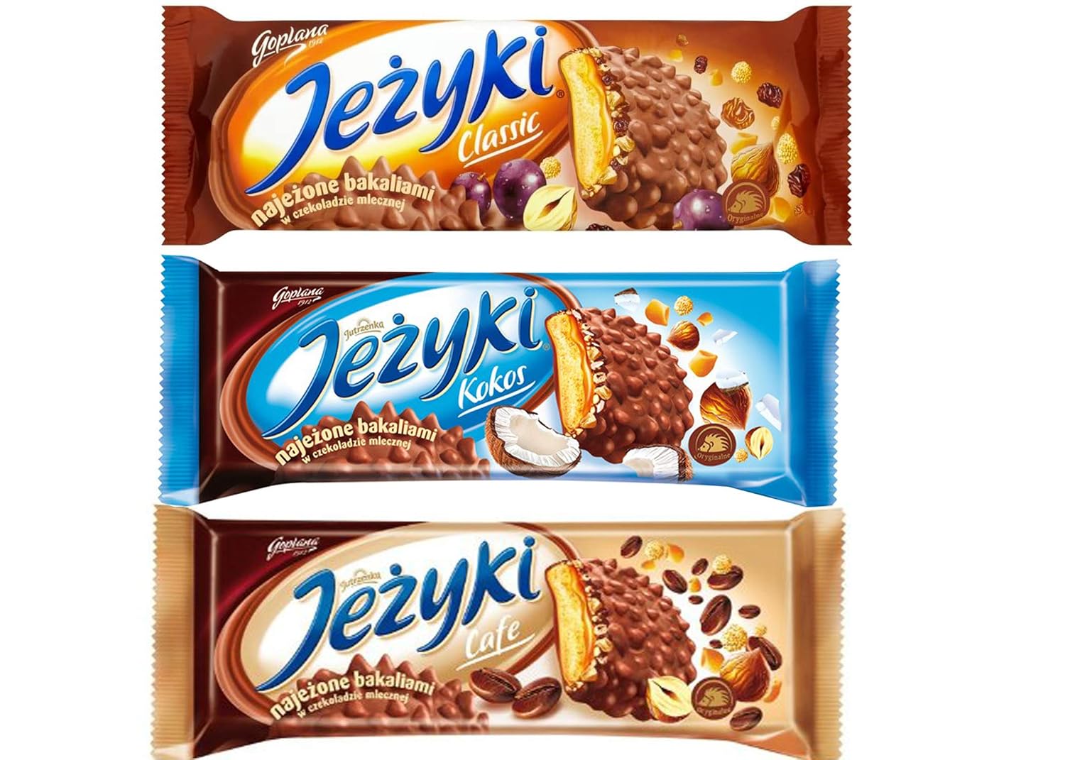 Amazon.com: JUTRZENKA JEZYKI VARIETY MIX CLASSIC COCONUT CAFE 140G/4 ...