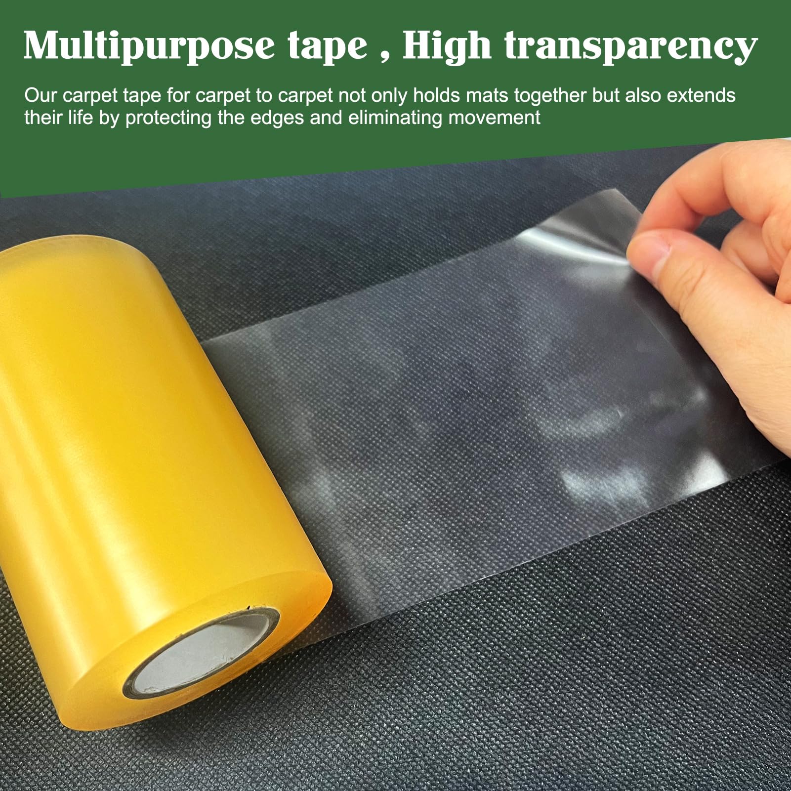 Snapklik.com : 4 Rolls Wrestling Mat Tape Clear Gym Floor Tape For ...