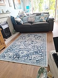 Imperial Rooms Rugs Living Room Large 160x230 cm – Grey Area Rugs for ...