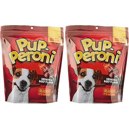 Amazon.com : Pup-Peroni Original Beef Flavor Dog Snacks, 22.5 Ounce Bag ...