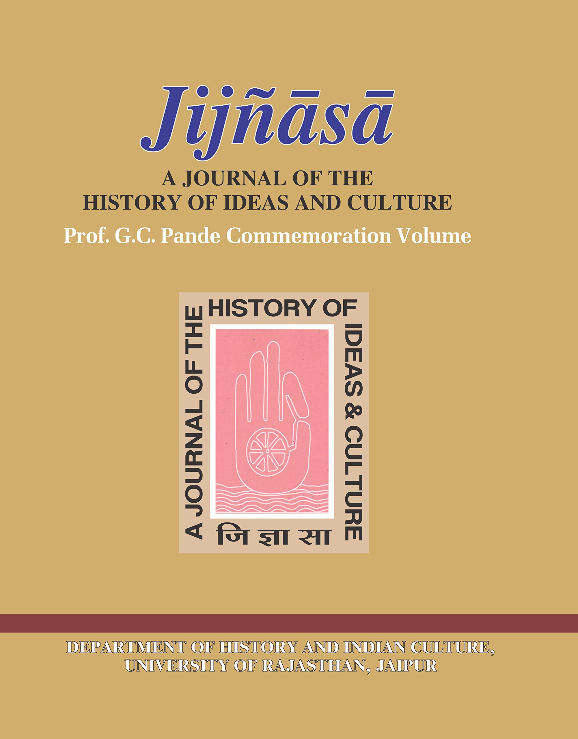 Buy Jijnasa A journal of the history of ideas and culture 2 vol. set ...