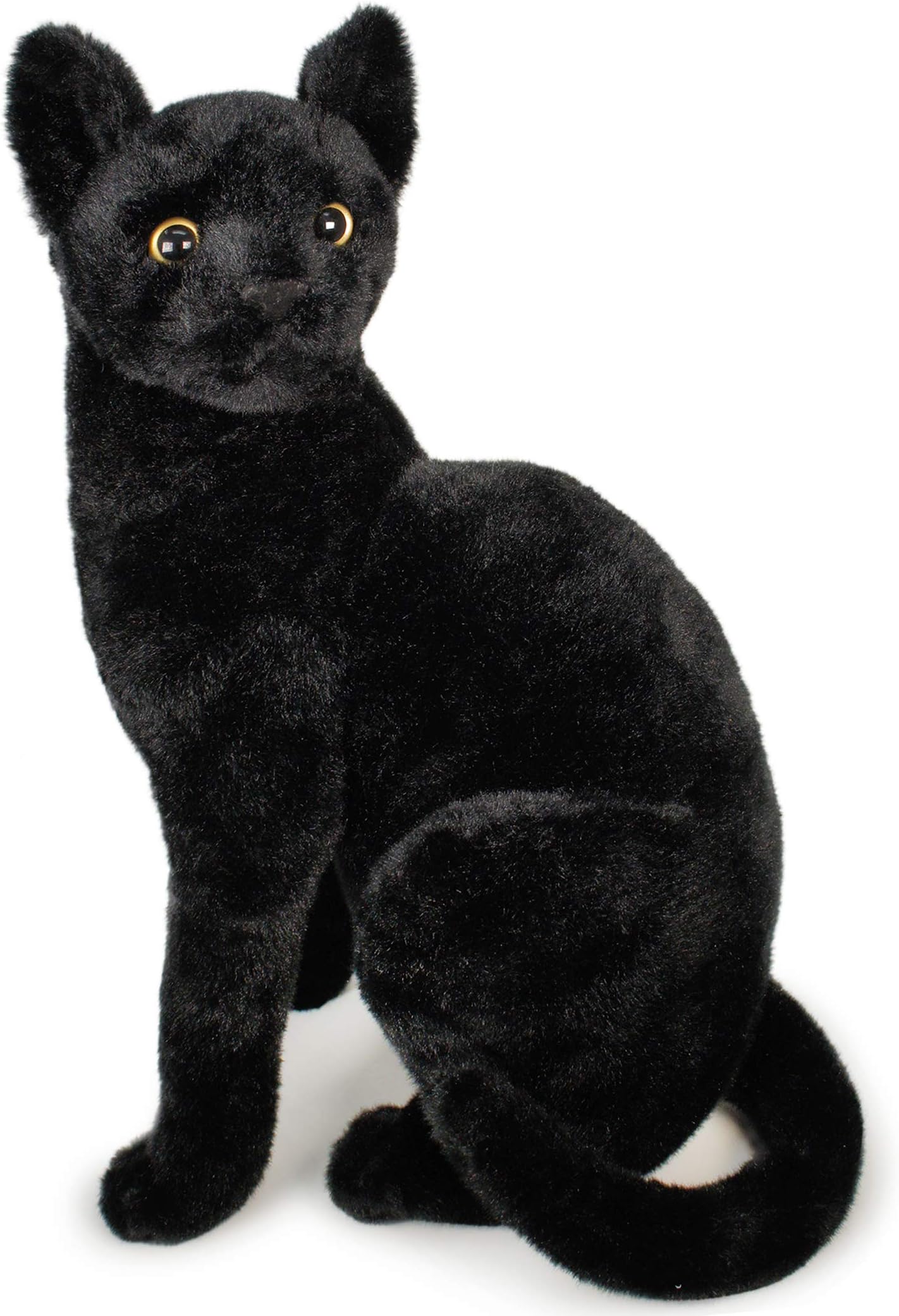 Amazon.com: Libima 13 Inch Cat Plush Toy Realistic Cat Stuffed Animal ...
