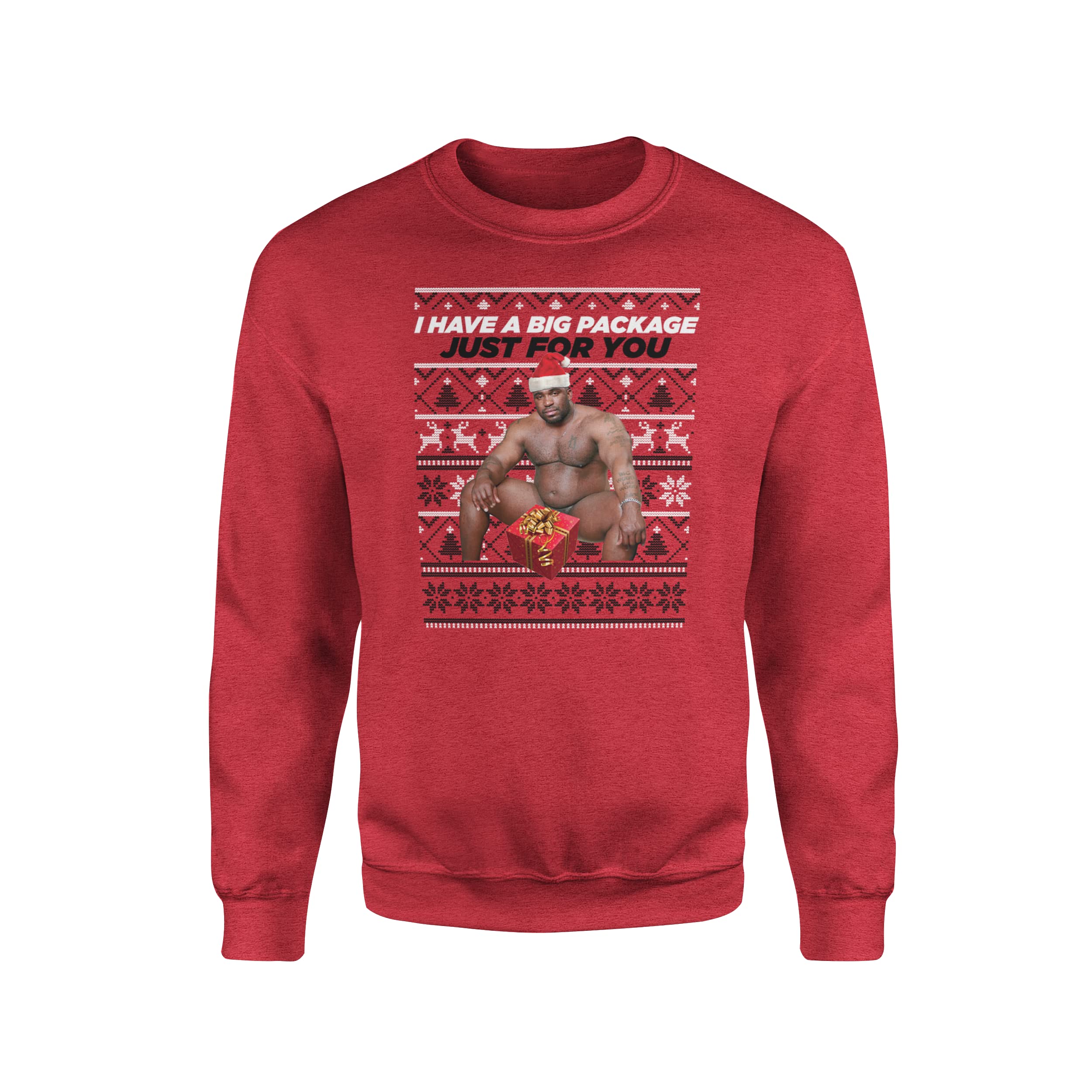SmartyPants Big Package for You Barry Wood Meme Christmas Jumper ...
