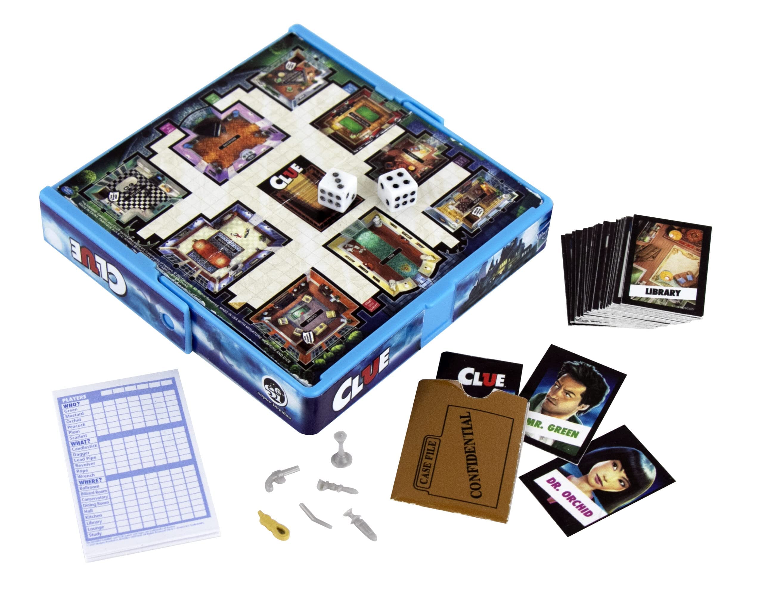 Clue Candlestick Game Pieces