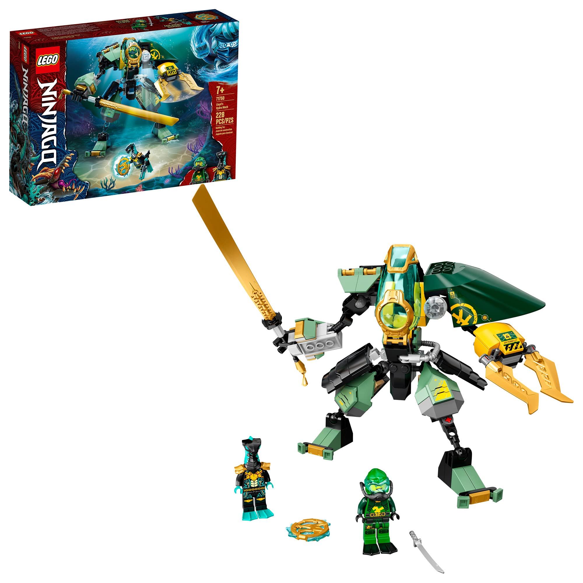 Buy LEGO NINJAGO Lloyd s Hydro Mech 71750 Building Kit Underwater