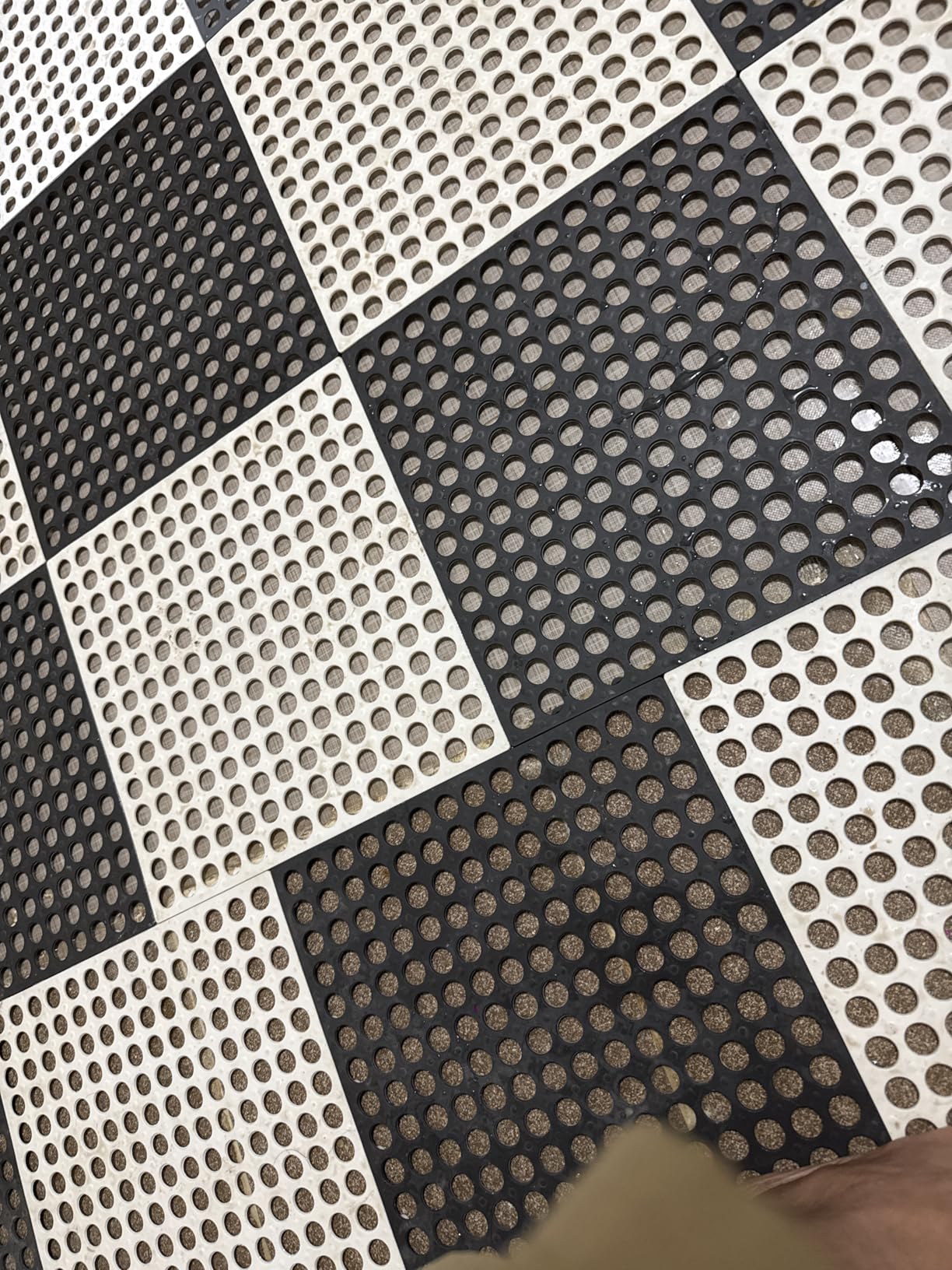 Buy 12Pack Drainage Interlocking Floor Mats, 12”x12” Non-Slip Shower ...