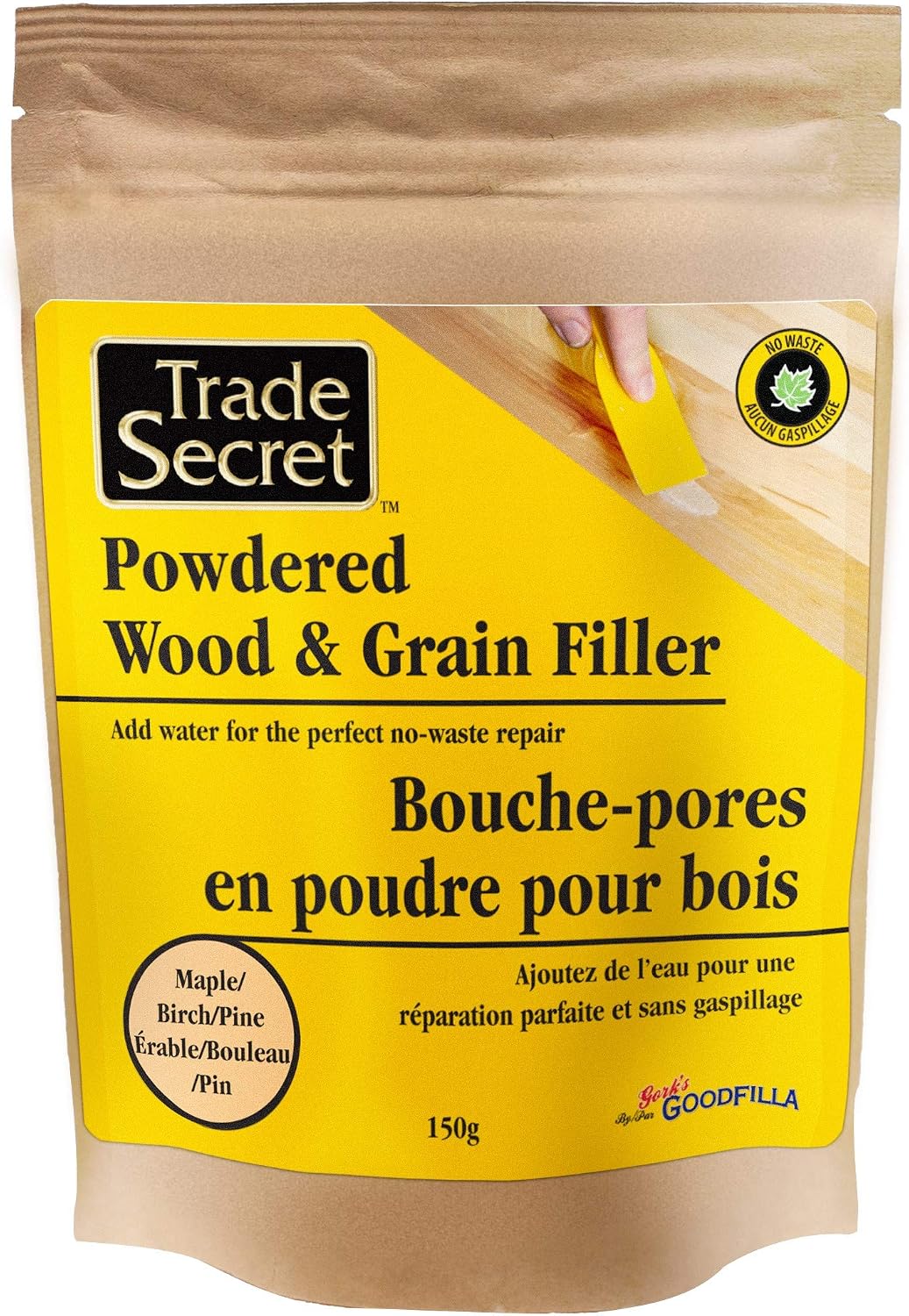 Trade Secret Powdered Wood & Grain Filler… (Maple/Birch/Pine) - Amazon.com