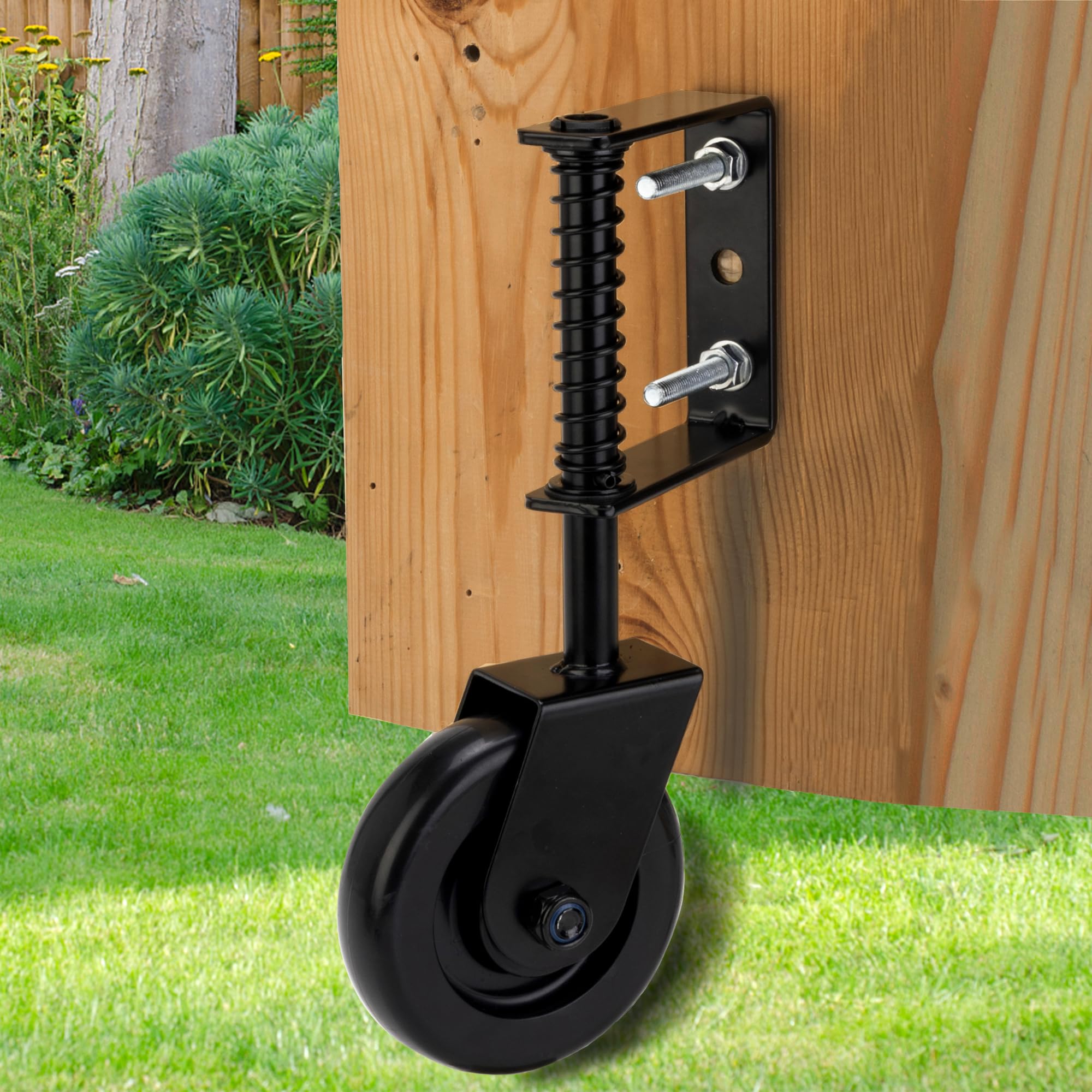 Snapklik.com : Auxdee 4.3 Inch Heavy Duty Fence Gate Wheel