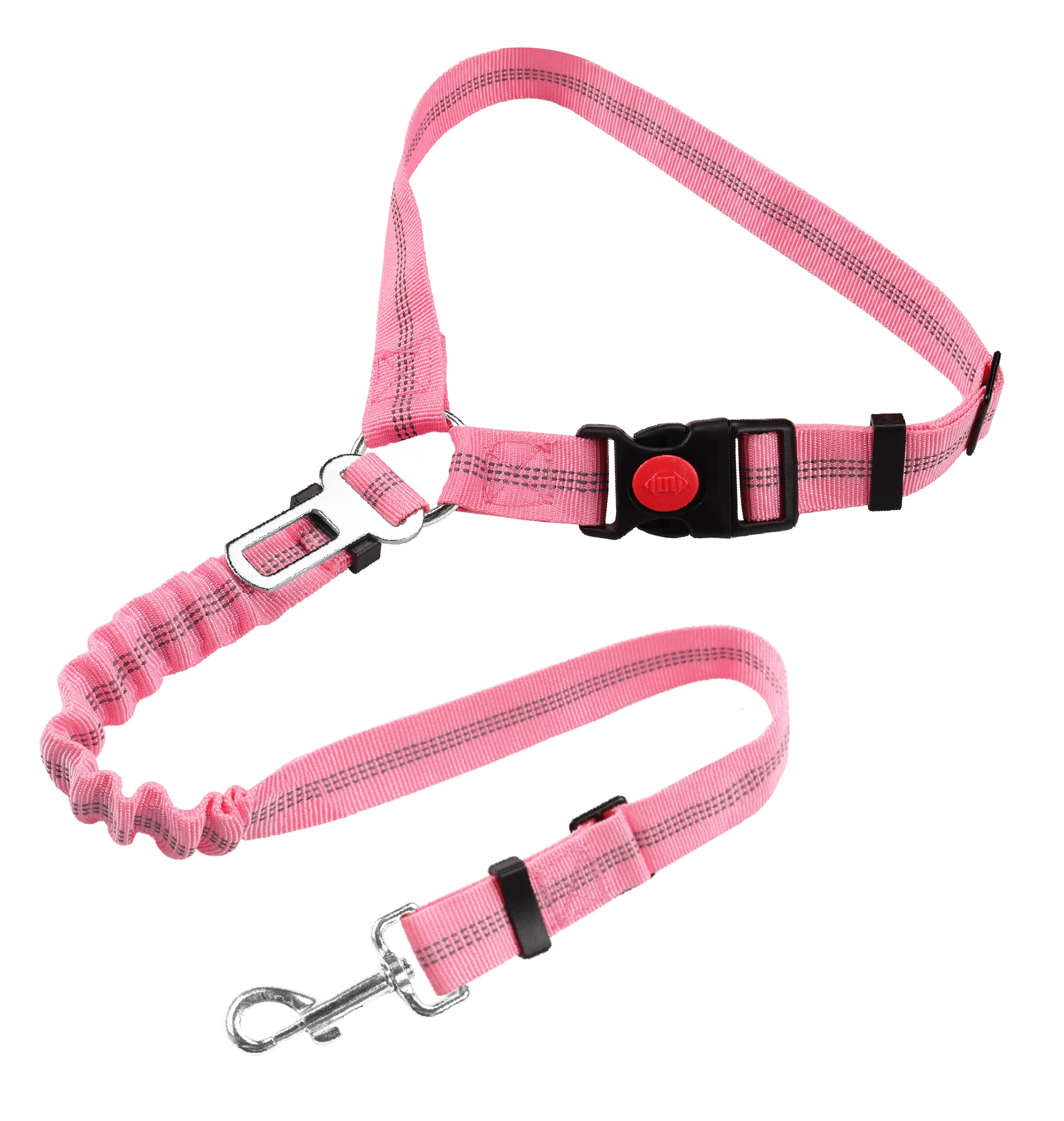 Amazon.com : YAOHDAO Dog Seat Belt Harness for Car, Restraint ...