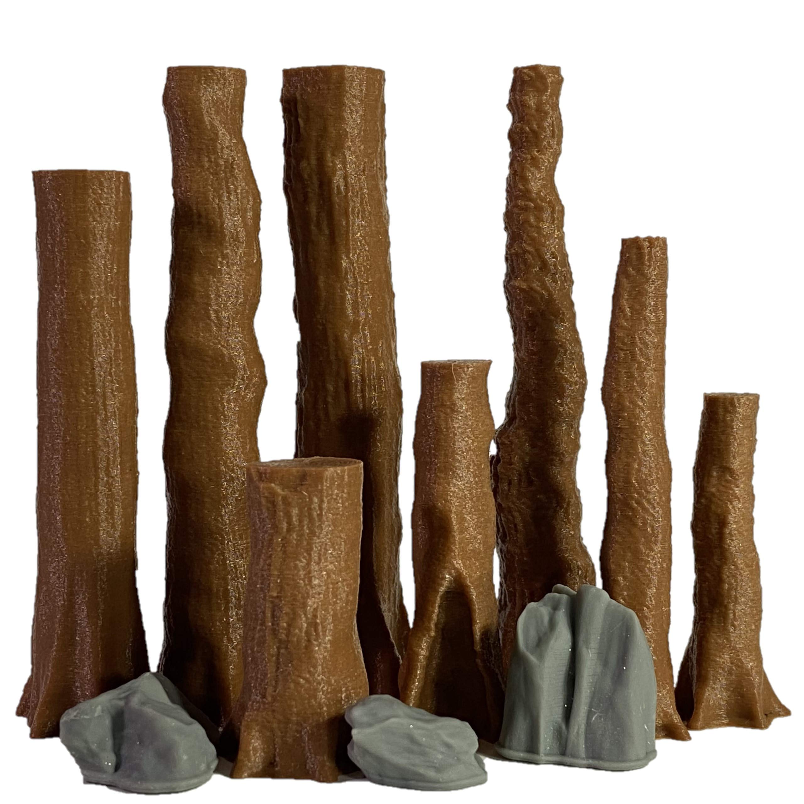 Amazon.com: Extruded Gaming Redwood Trees Set 2 : Toys & Games