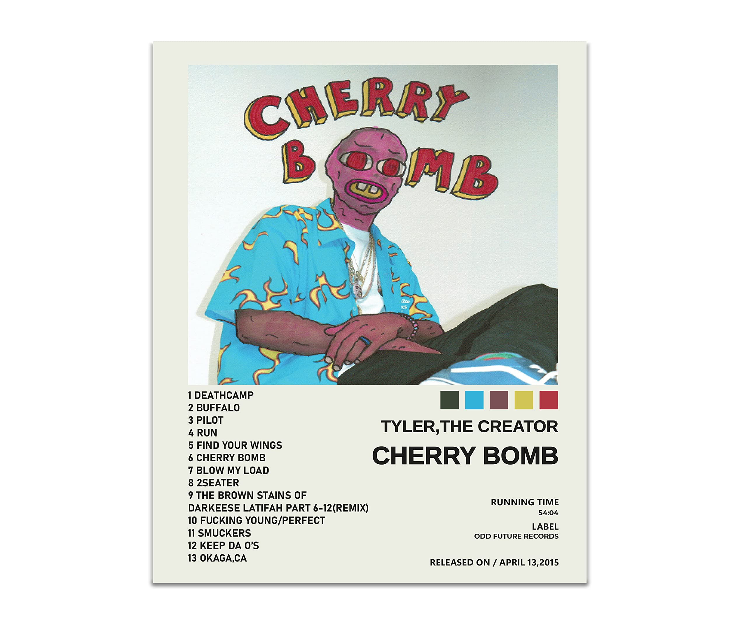 Buy Tyler The Creator - 12X16 Inches Album Cover s - By Herzii Prints ...