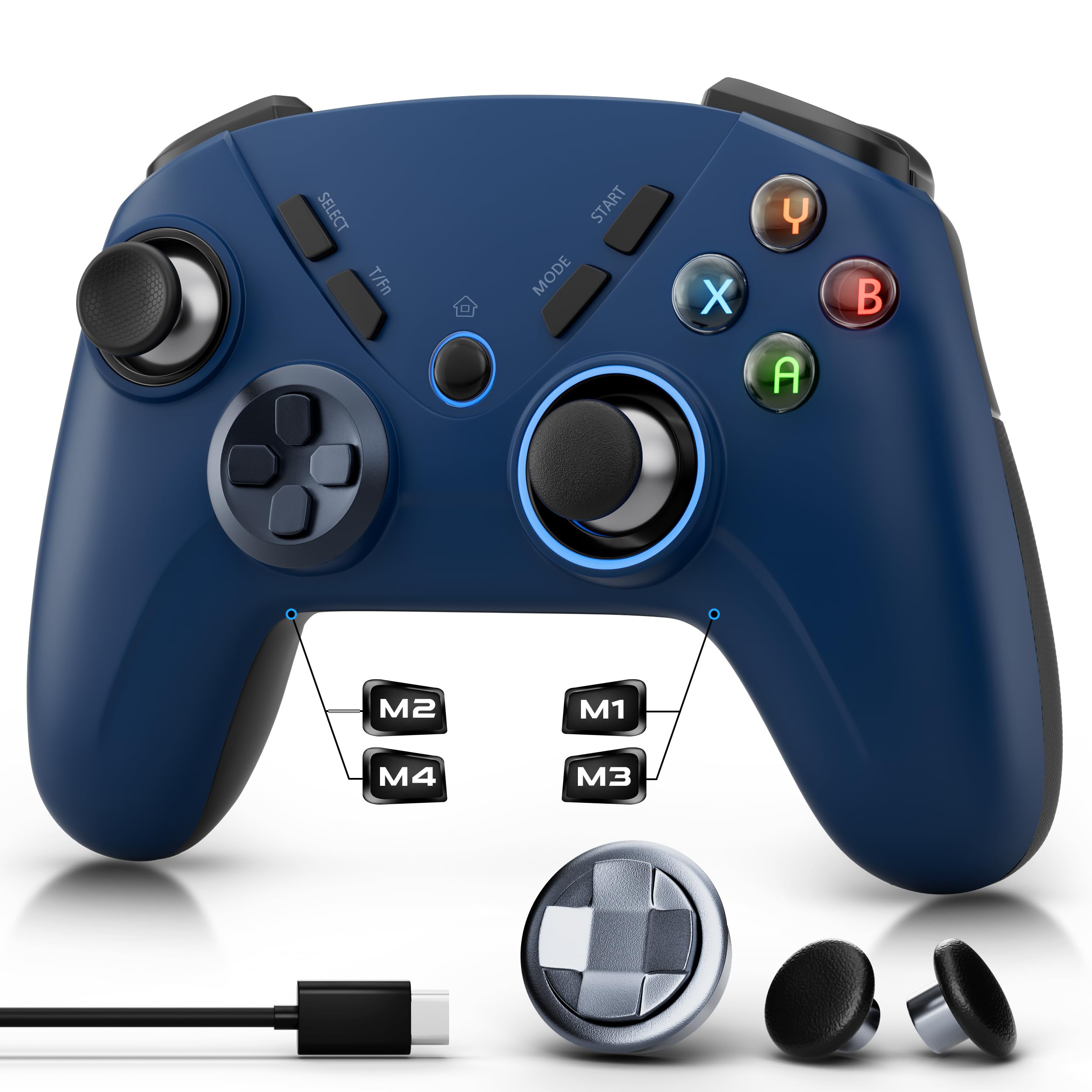 Amazon.com: PC Wireless Gaming Controller, Multi-platform compatible ...