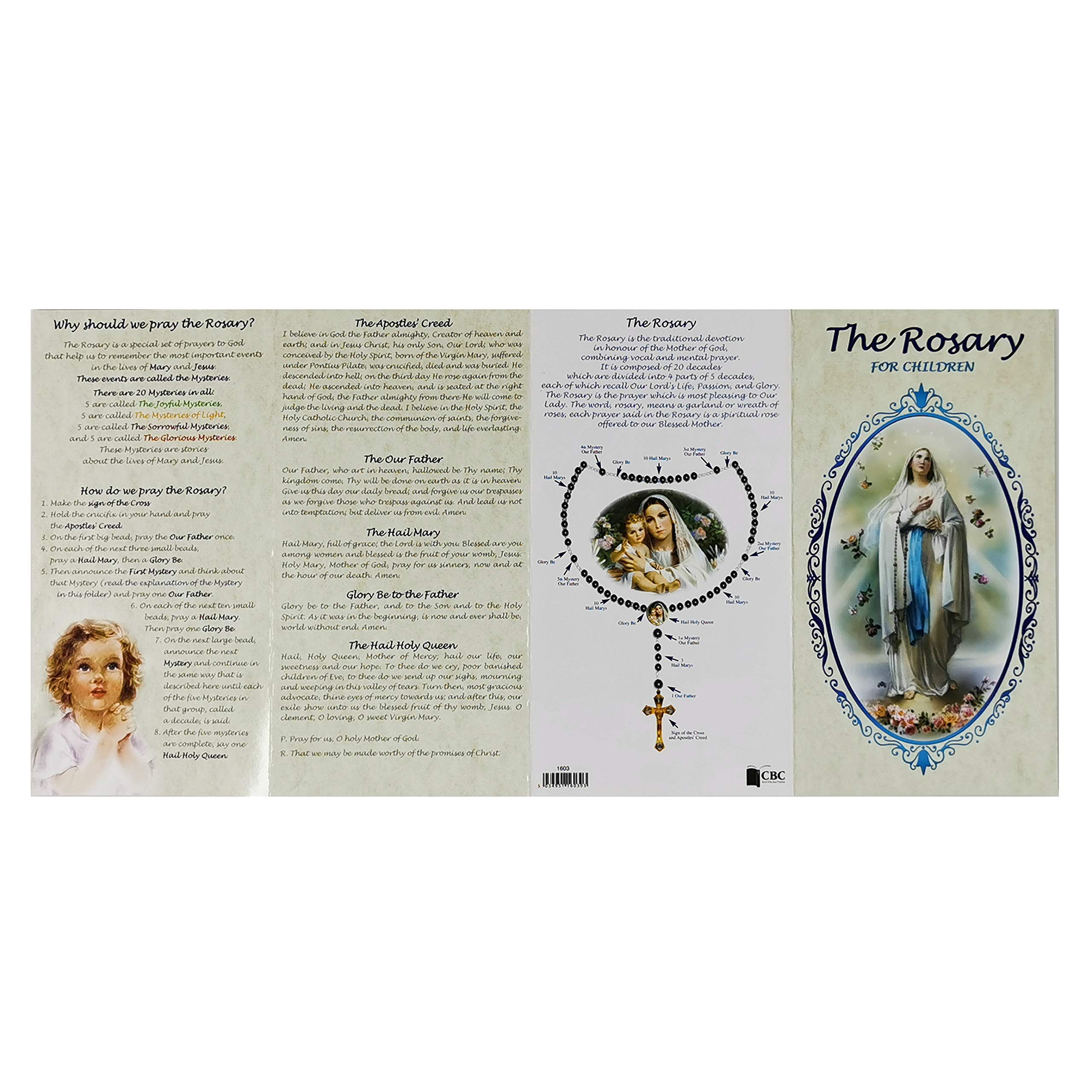 Buy 18cm How to Pray the Rosary booklet for Children pamphlet Online at ...
