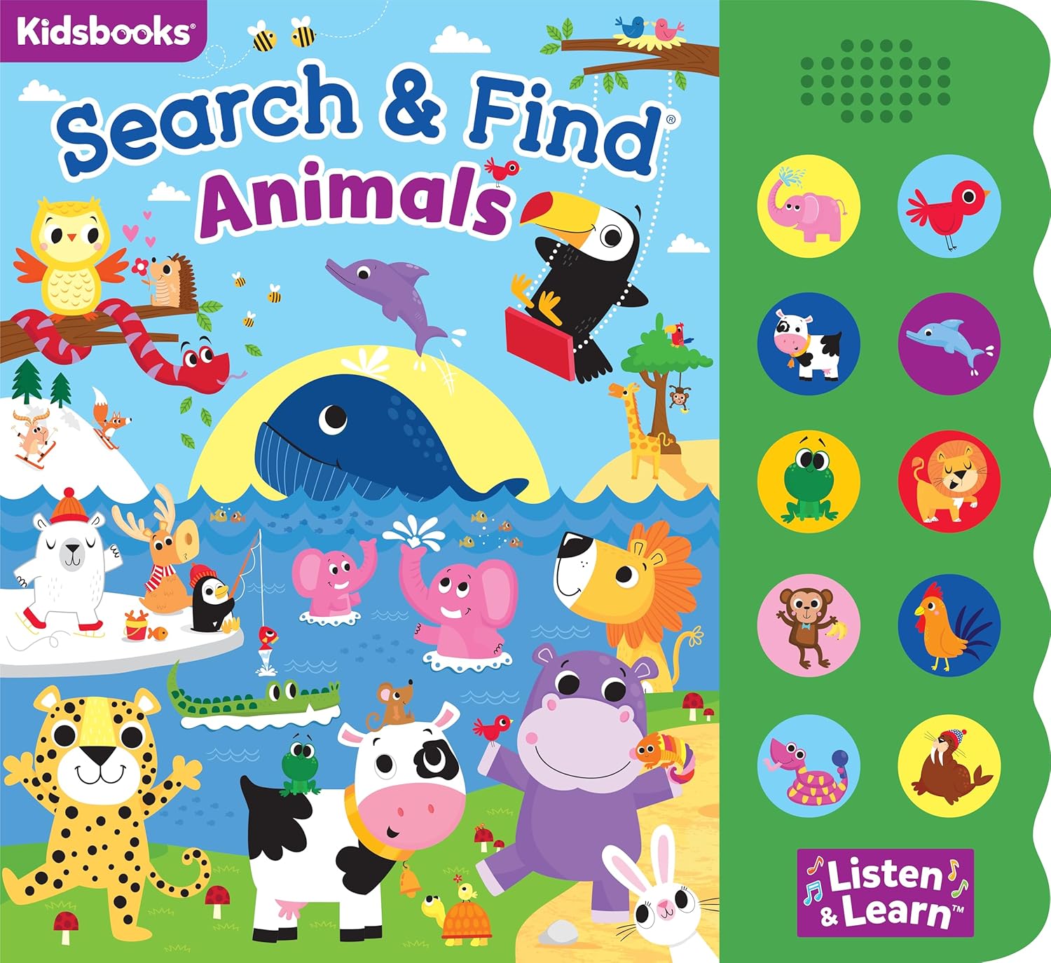 Amazon.com: Search & Find Animals – Interactive Sound Book with 10 ...