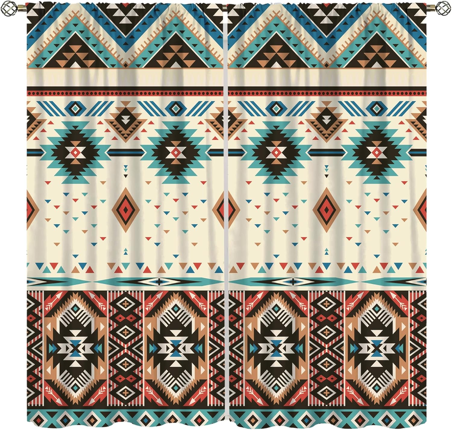 Amazon.com: YCness Aztec Curtains for Bedroom, Southwestern Ethnic ...