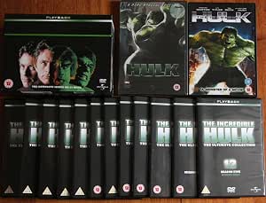 HULK COMPLETE UK COLLECTION including THE INCREDIBLE HULK season 1 2 3 ...