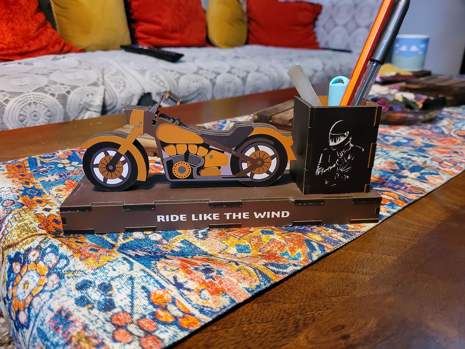 MakerTech Gifting The Motorcycle Pen Stand Pencil Holder For BIKE ...