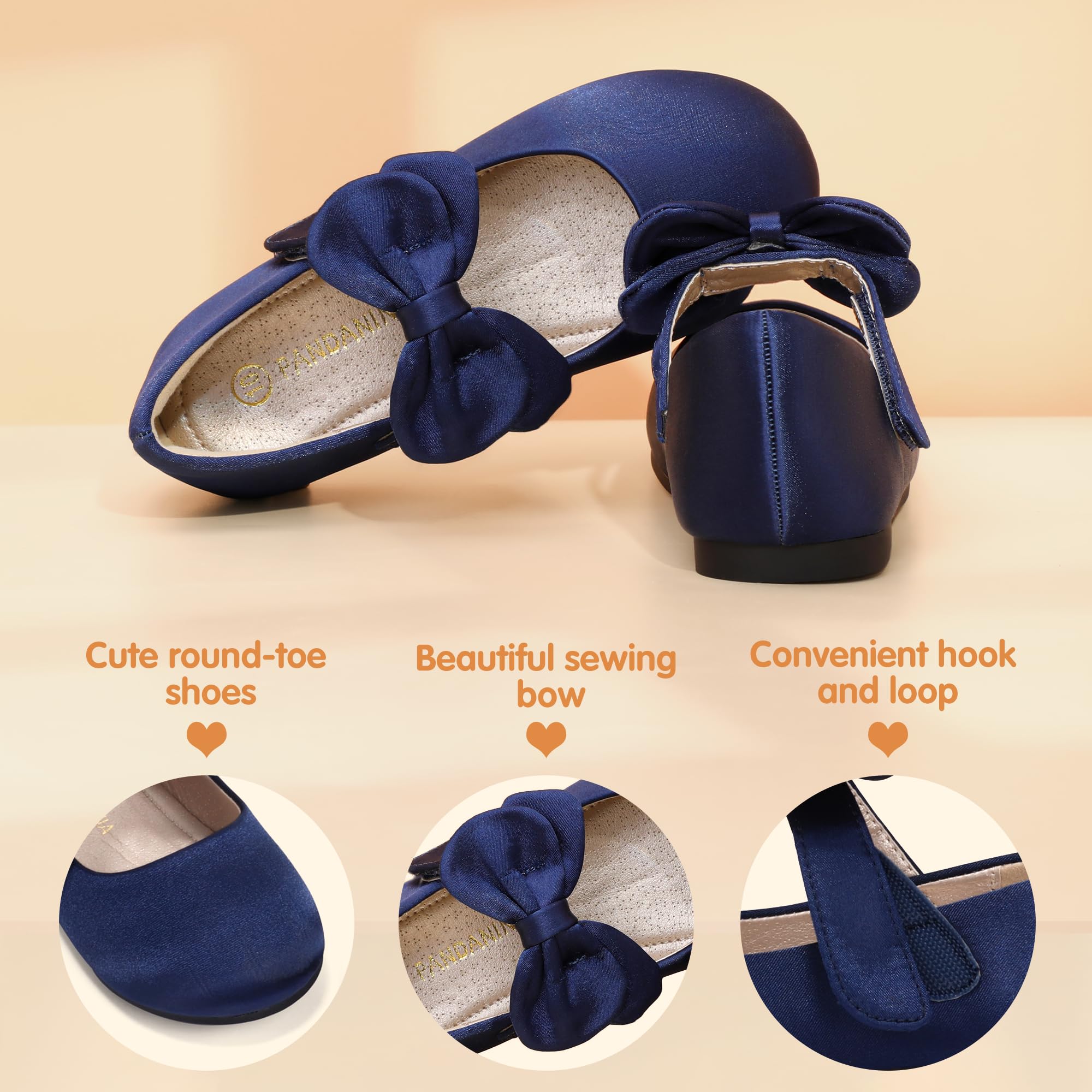 Snapklik.com : PANDANINJIA Girls Toddler/Little Kid Megan Dress Flats ...