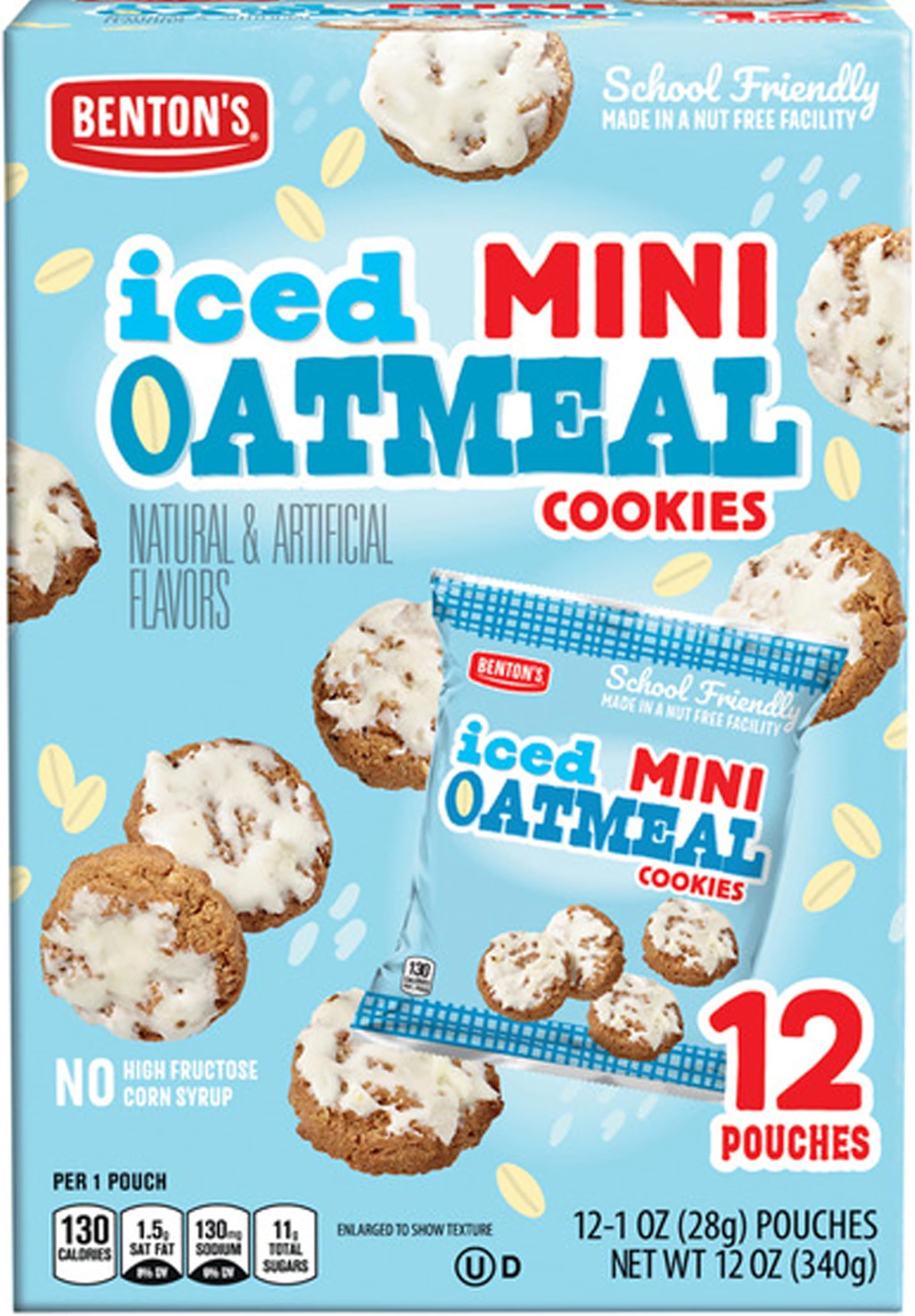 Amazon.com: Benton's Iced Oatmeal Cookies, 12 oz (340g) : Grocery ...