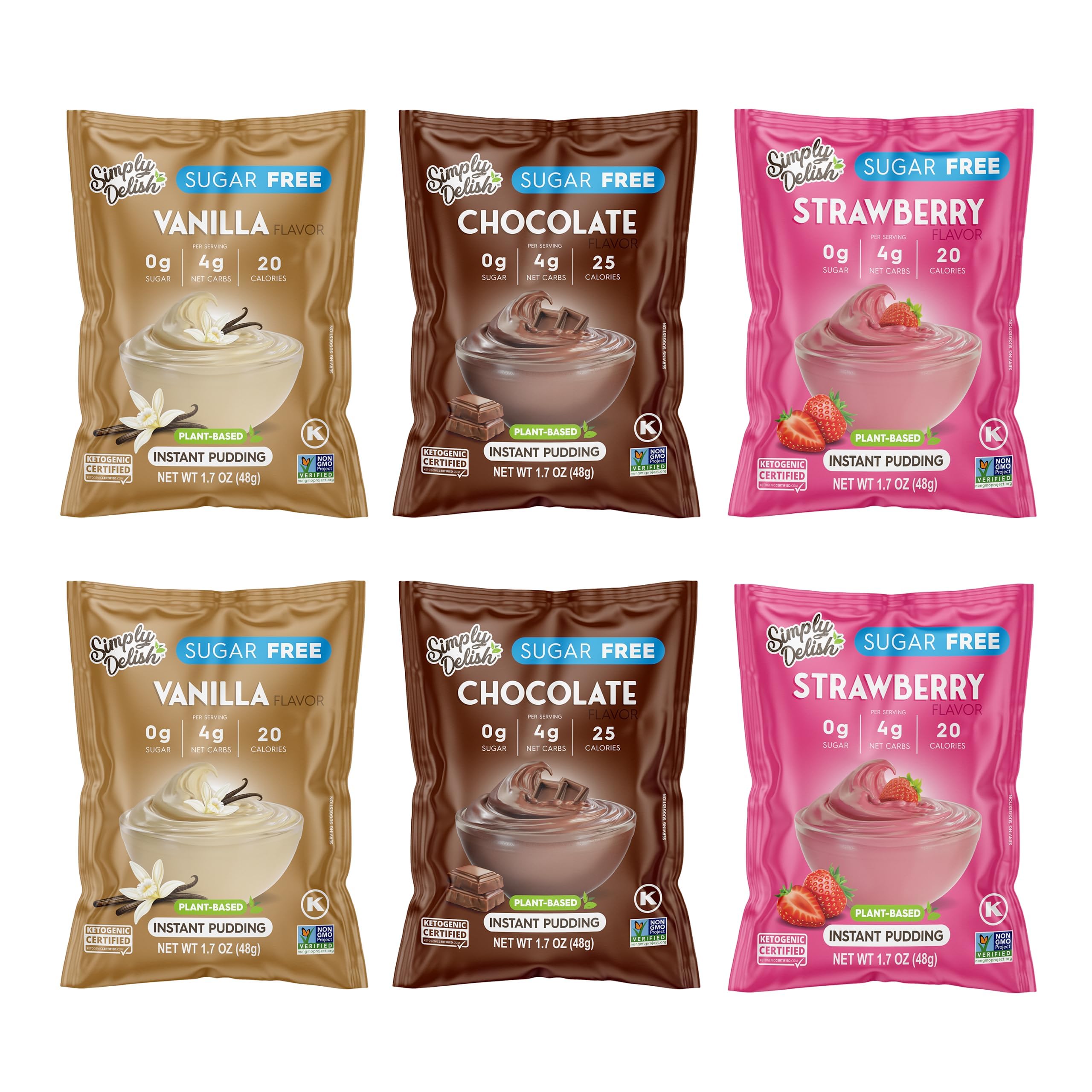 Snapklik.com : Simply Delish Natural Instant Mixed Variety Sugar Free ...