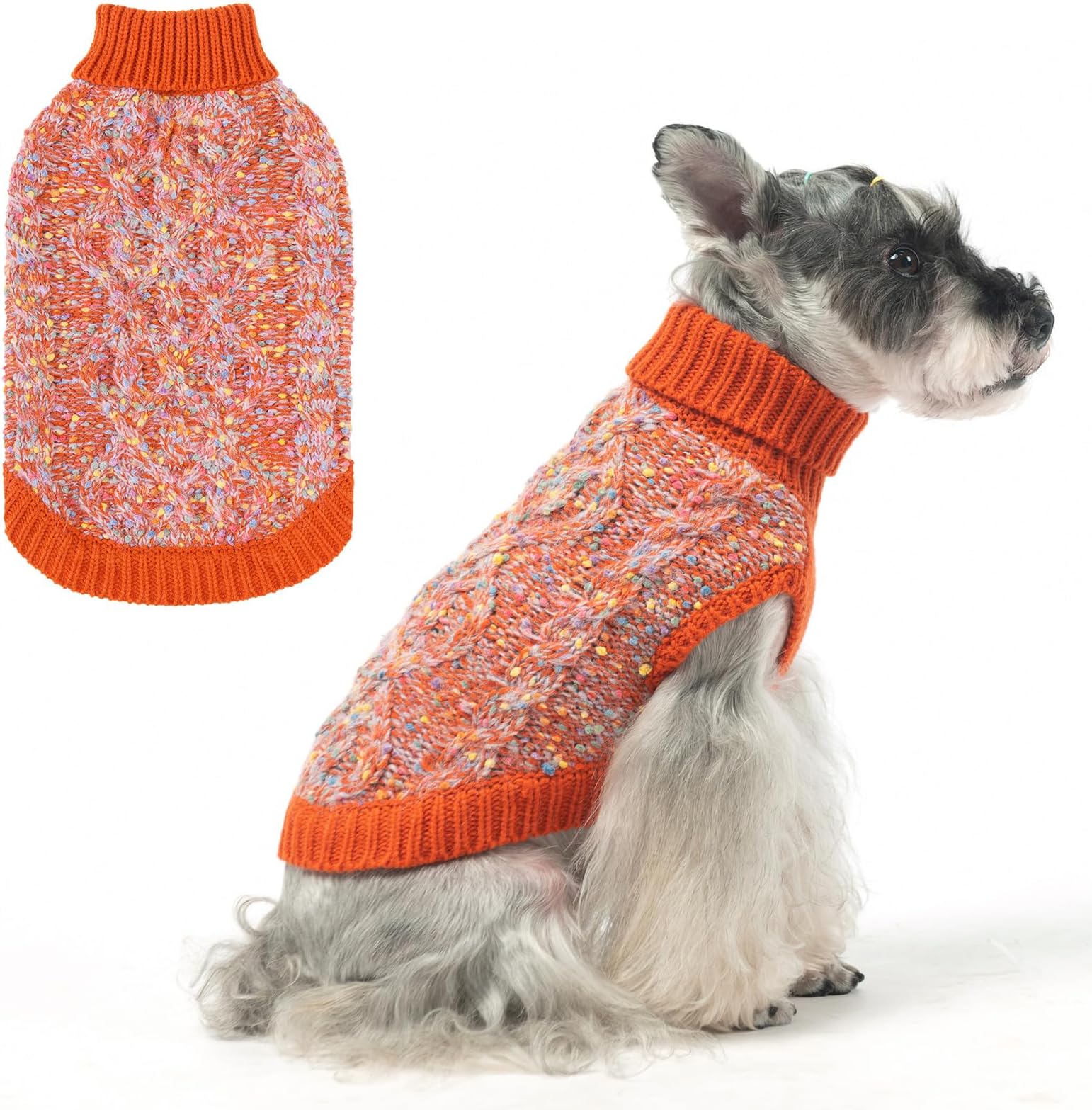 Amazon.com : KYEESE Dog Sweaters for Small Dogs Male Color Block Dog ...