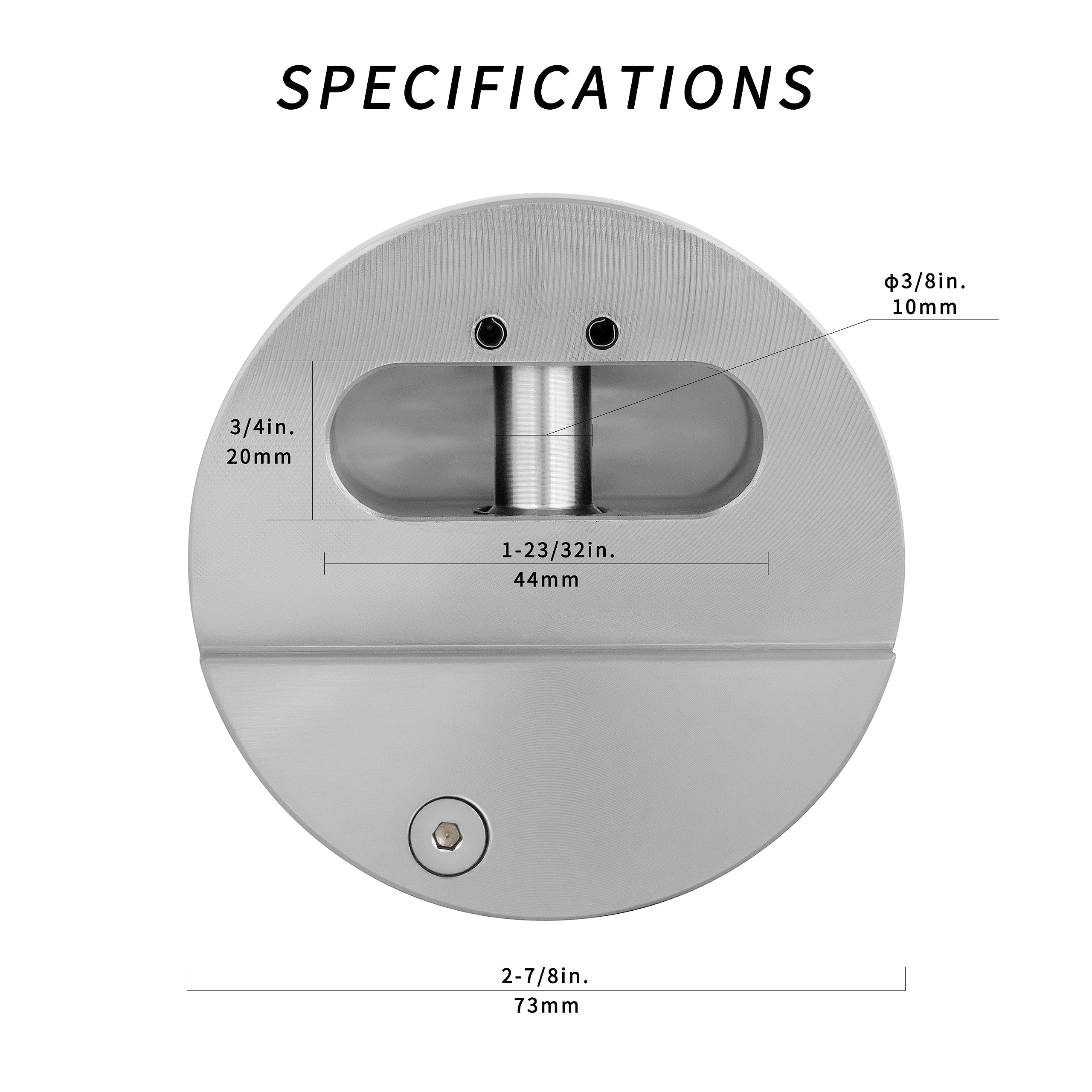 Snapklik.com : FIGODE Stainless Steel Puck Lock, Heavy Duty & High ...