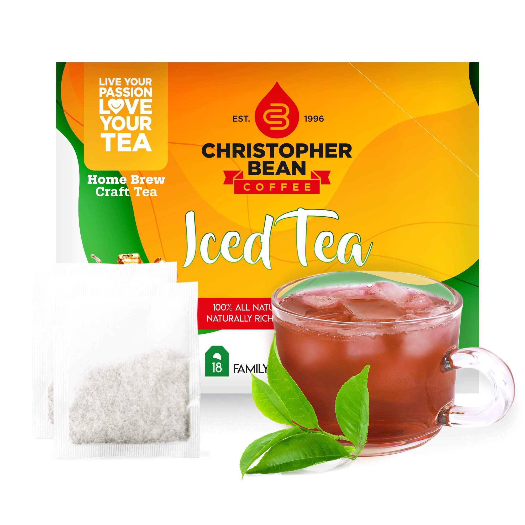 Buy Iced Tea Bags, Fruit-Flavored Bags of Clean and Crisp Tea Leaves ...