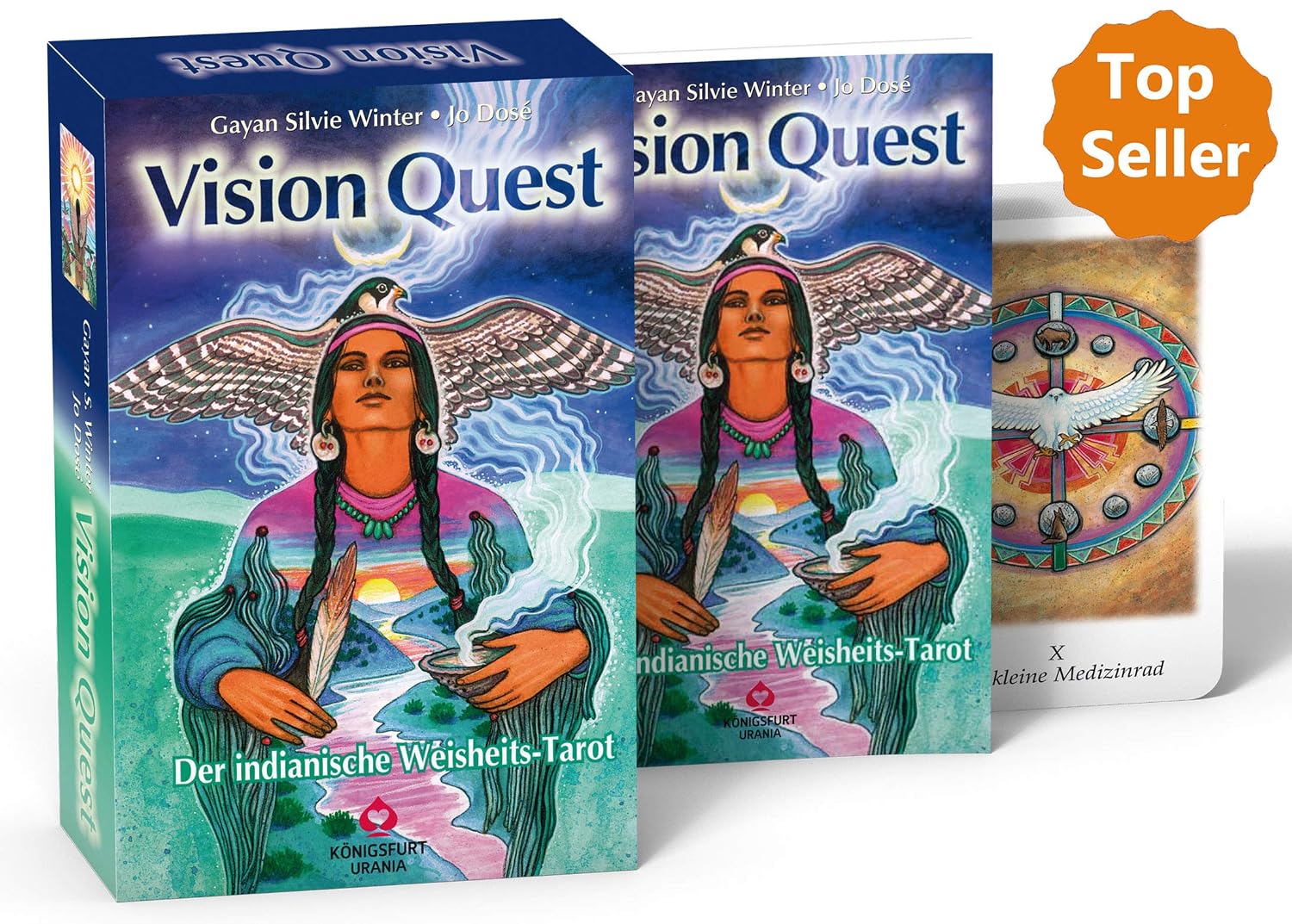 Vision Quest. Buch mit 78 Karten: Set mit Buch und Karten: Winter ...