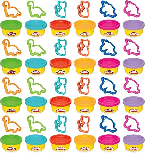 Amazon.com: Play-Doh Party Favor Pack, Bulk 24 Pack of Modeling ...