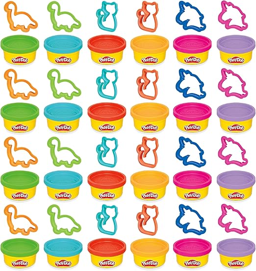 Amazon.com: Play-Doh Party Favor Pack, Bulk 24 Pack of Modeling ...