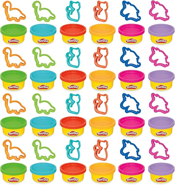 Amazon.com: Play-Doh Party Favor Pack, Bulk 24 Pack of Modeling ...