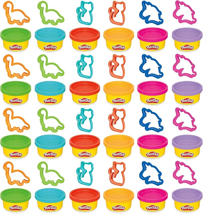 Amazon.com: Play-Doh Party Favor Pack, Bulk 24 Pack of Modeling ...