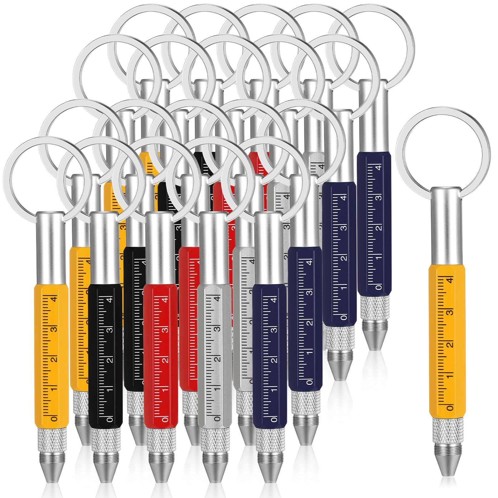 Amazon.com : Fulmoon 20 Pieces Mens Gifts 6 in 1 Multi Tool Pen Set Key ...