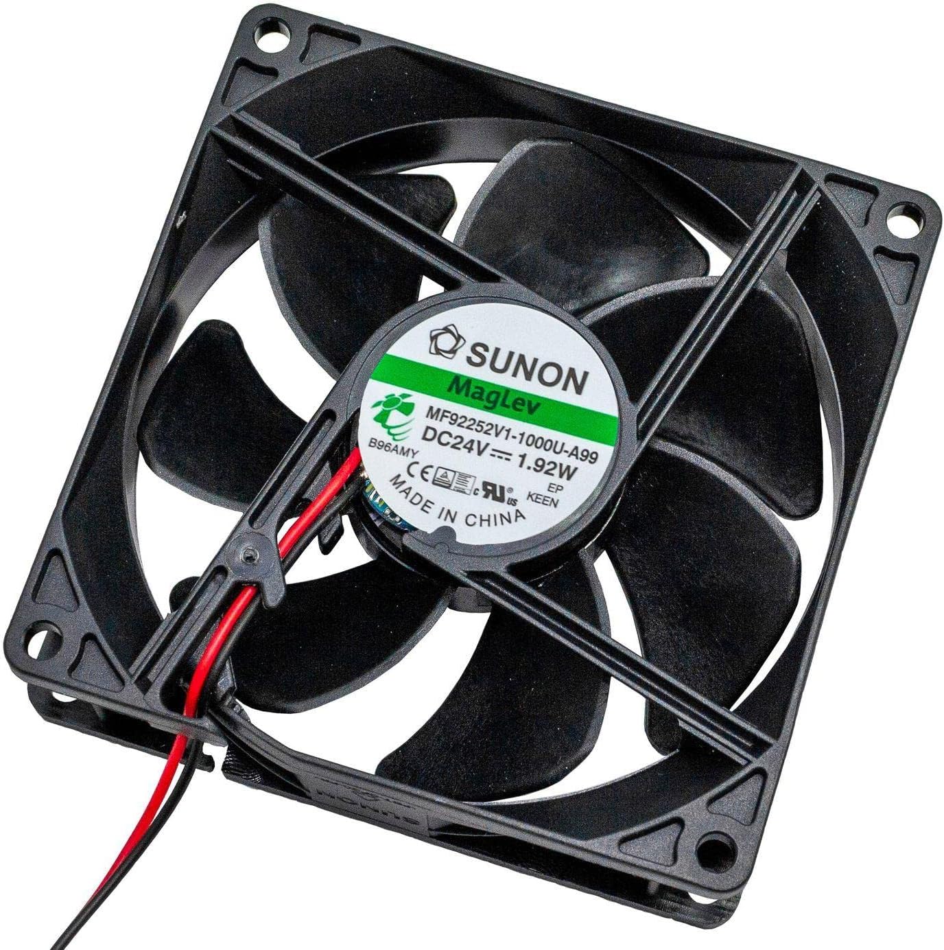 Ventola 24V DC 1,44W 92x92x25mm 87,5m³/h 3000U/Min 87,5m³/h Sunon ...
