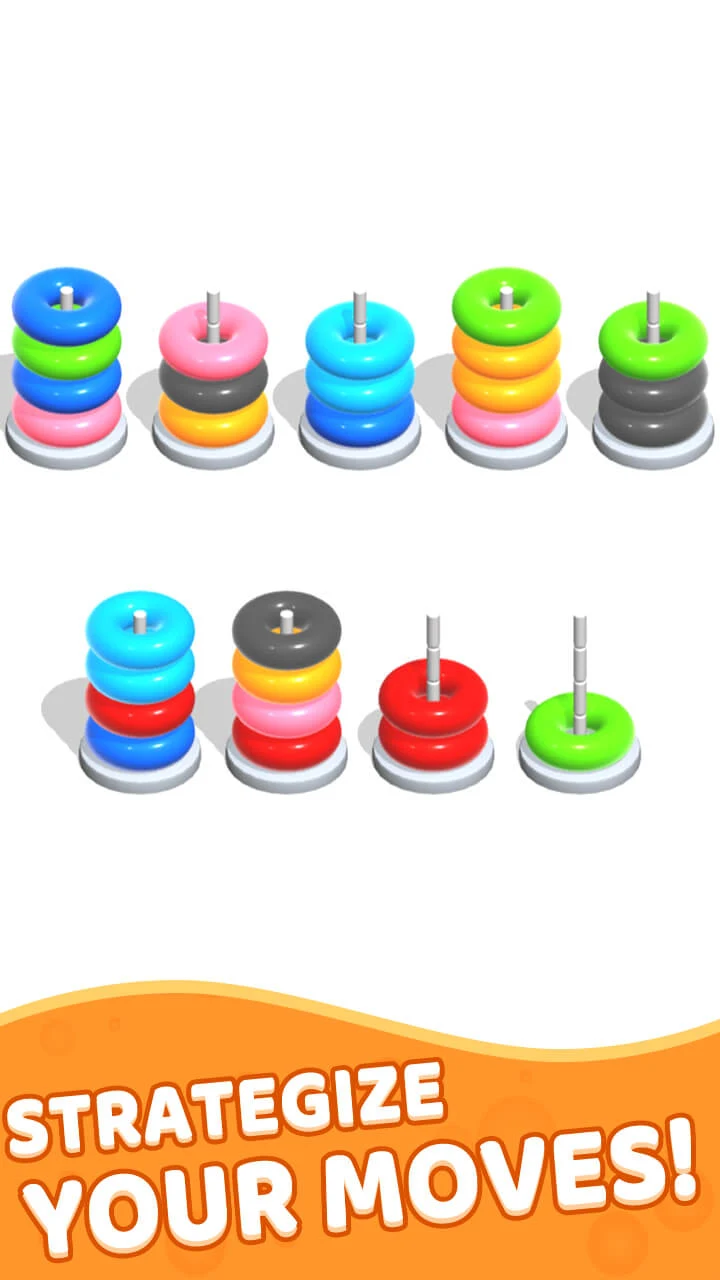 Color Hoop Stack - Sort Puzzle - App on Amazon Appstore
