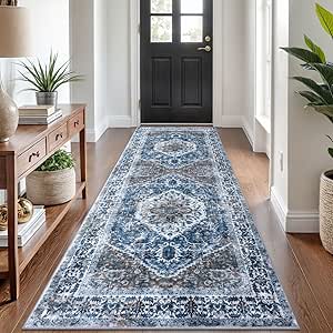 Amazon.com: KOZYFLY Runners for Hallways 3x8 Ft Washable Kitchen Runner Rug Boho Runner Rug for ...
