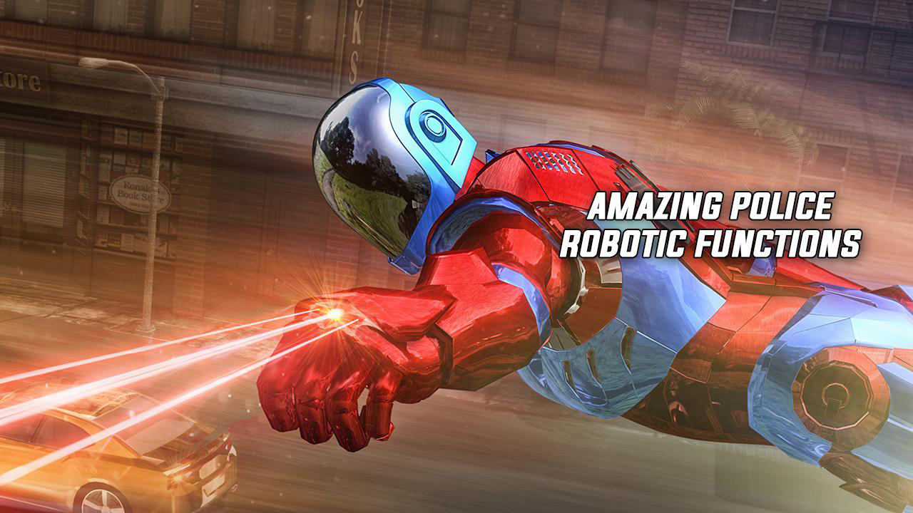 Flying Police Robot Battle City Crime Patrol Quest Adventure 3D Game ...