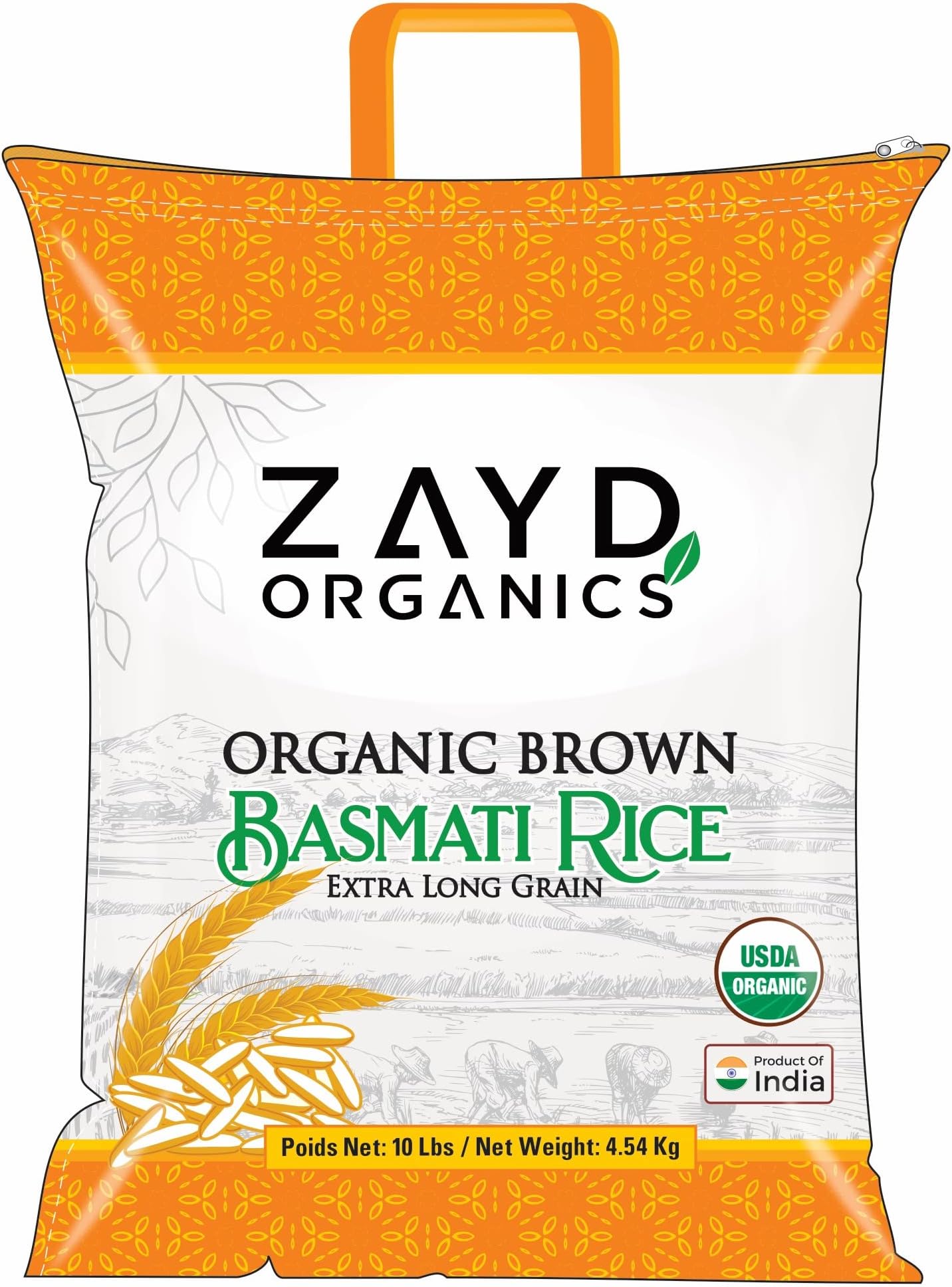 Amazon.com : Sadaf Brown Basmati Rice - Brown Aged Basmati Rice for ...
