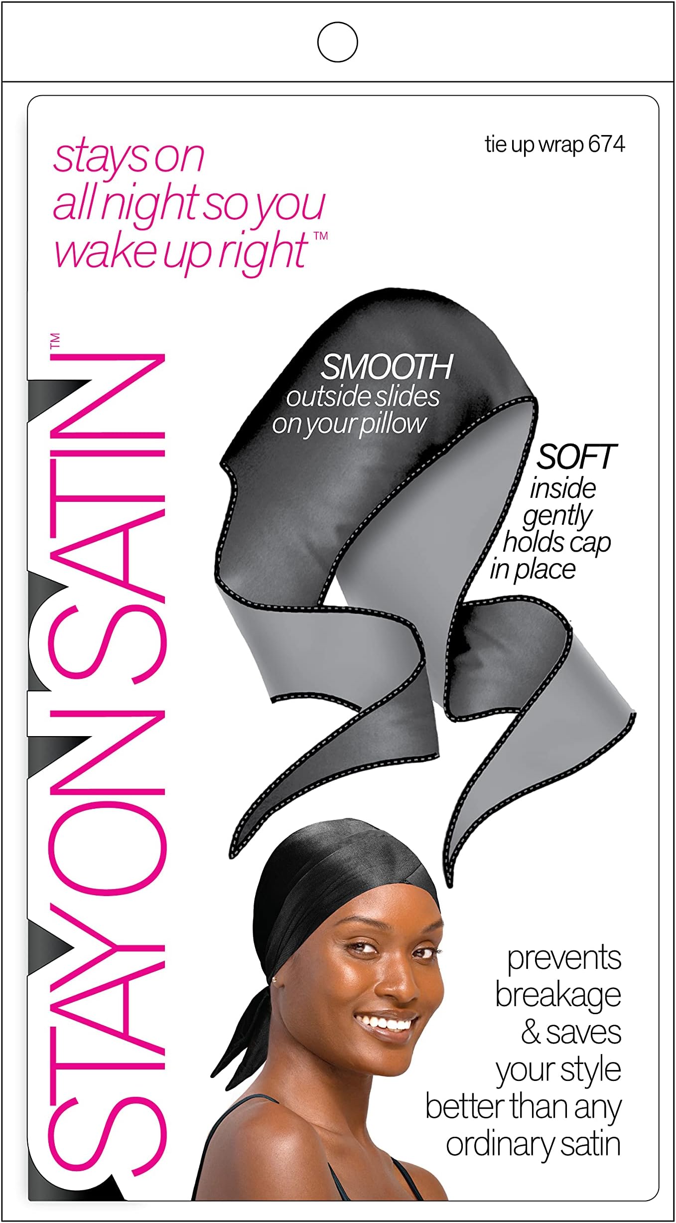 Amazon.com : 6 Pcs Satin Wrap Cap Satin Hair Wrap Scarf Satin Sleep Cap ...