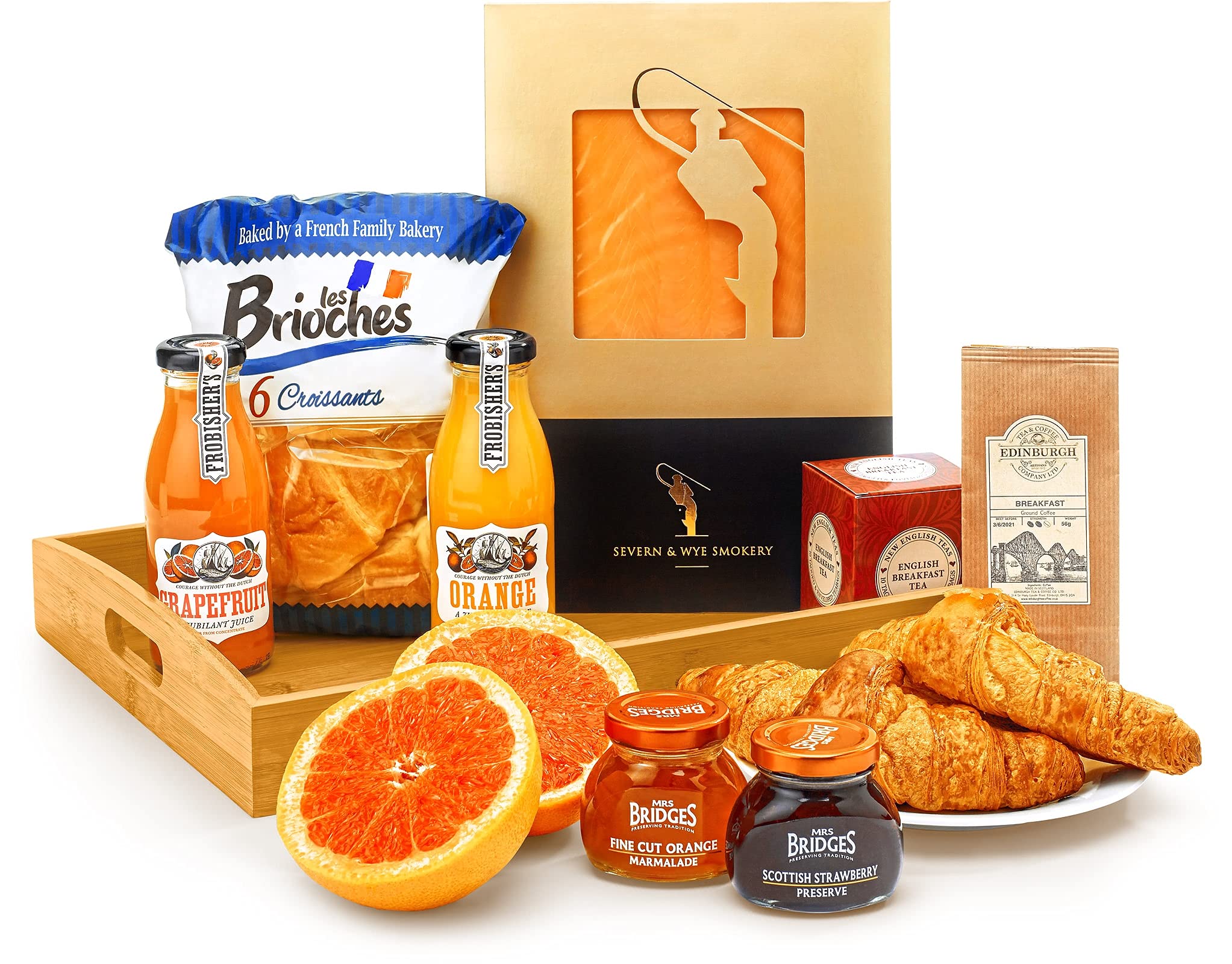 Luxury Breakfast Hamper - Celebration Breakfast Gift Set with Coffee ...