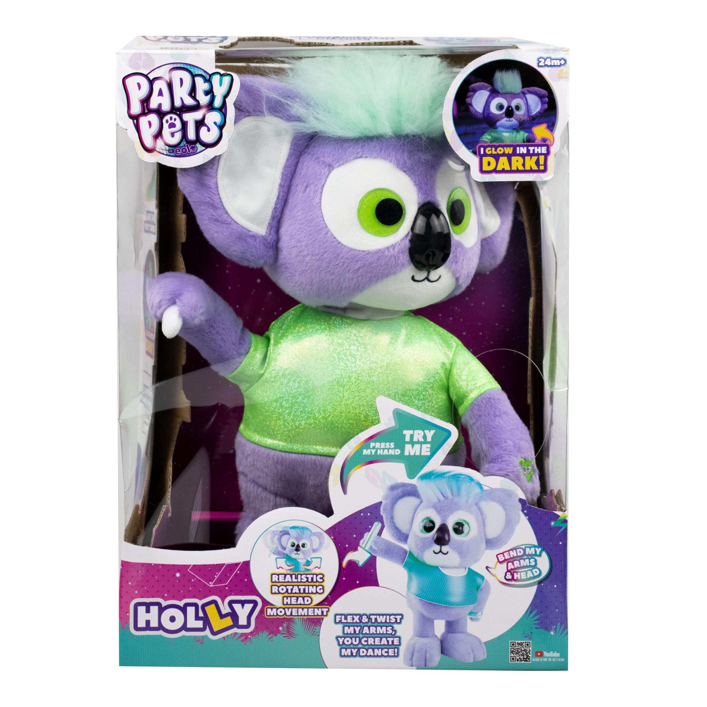 Buy Eolo Party Pets Kids’ Holly The Koala Electronic Dancing Plush Toy ...
