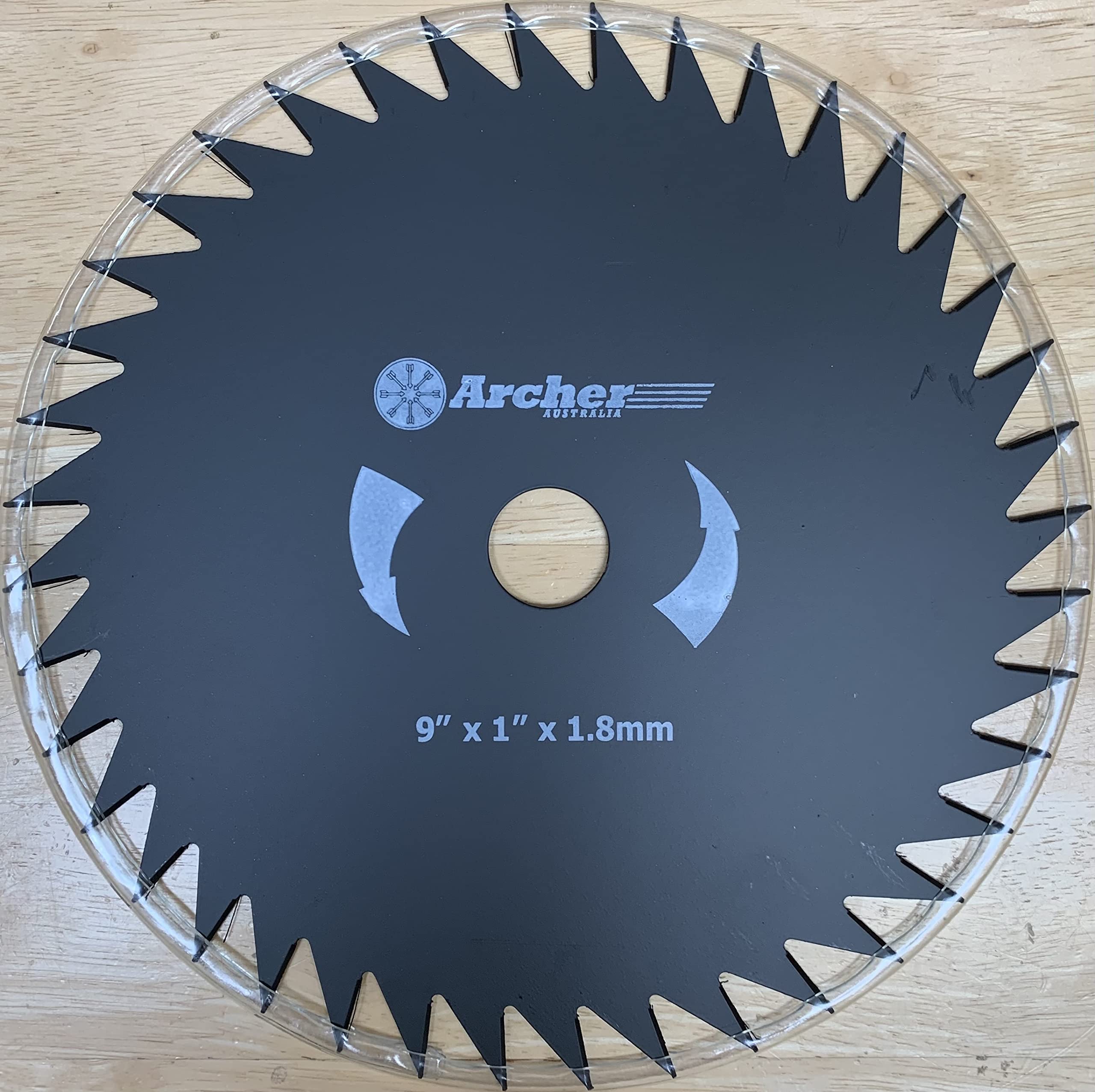 Amazon.com: Archer 9" Brushcutter Trimmer Brush Blade 40 Tooth 1" Arbor ...