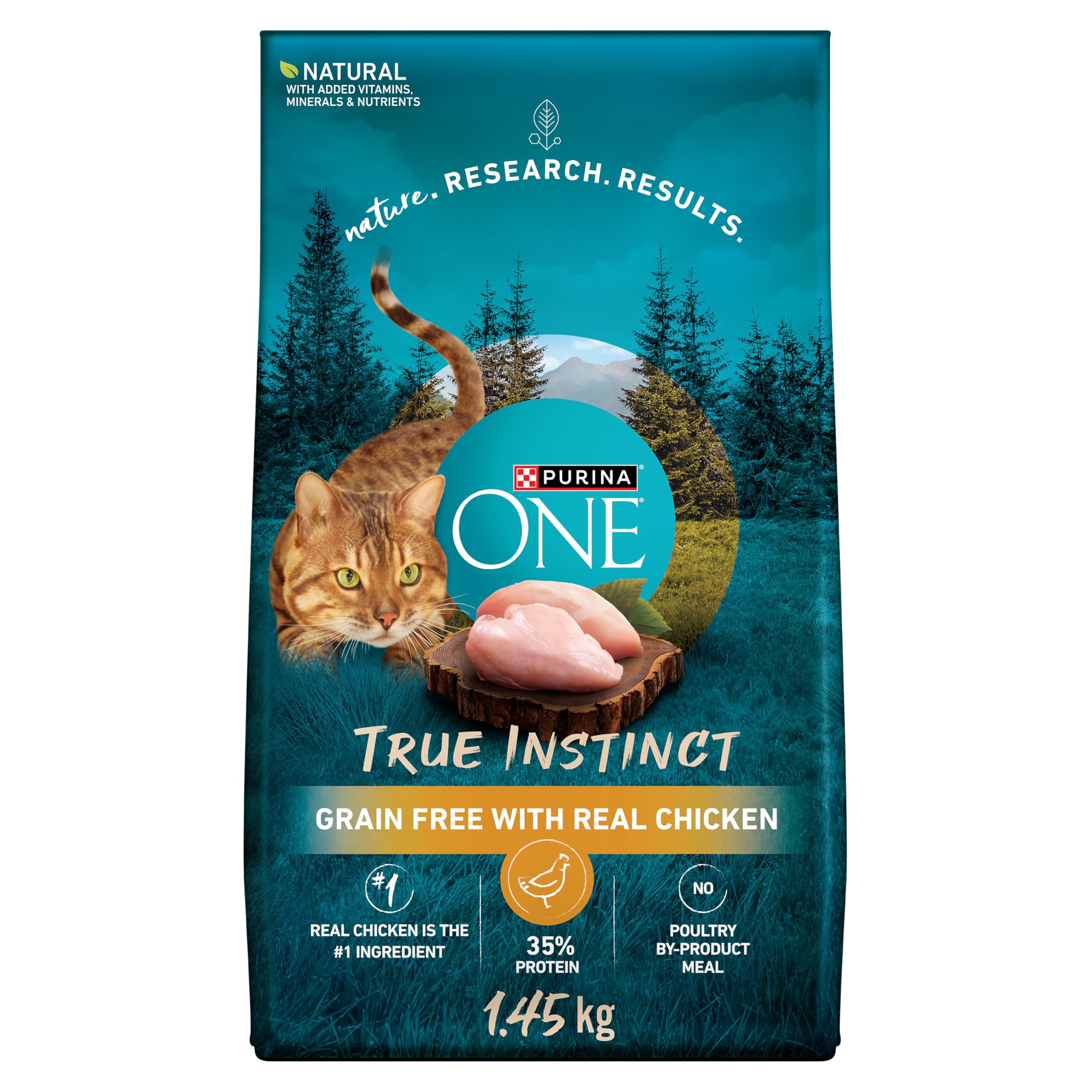 Purina One True Instinct Grain Free Dry Cat Food High Protein Chicken