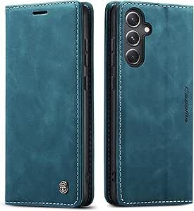 Amazon.com: FCOZCKLOM Compatible with Samsung Galaxy S23FE Wallet Case with Card Holder ...