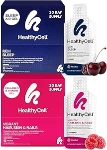 Amazon.com: Healthycell REM Sleep Aid Supplement + Vibrant Hair, Skin ...