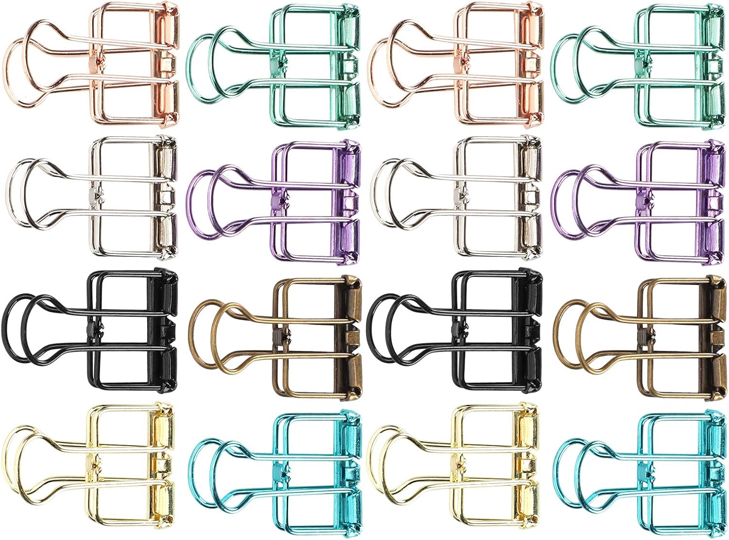 Amazon.com : Barrel Connector Clips, Clamps Rings Hollow Clips Paper ...